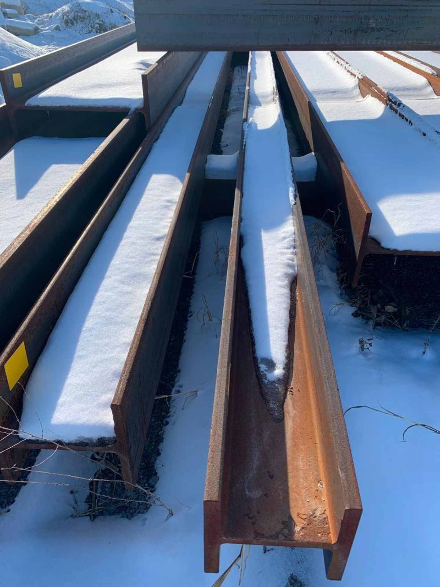 { Group of lots: 218, 219, 220 } Lot of Assorted Heavy I-Beams, W12 ...