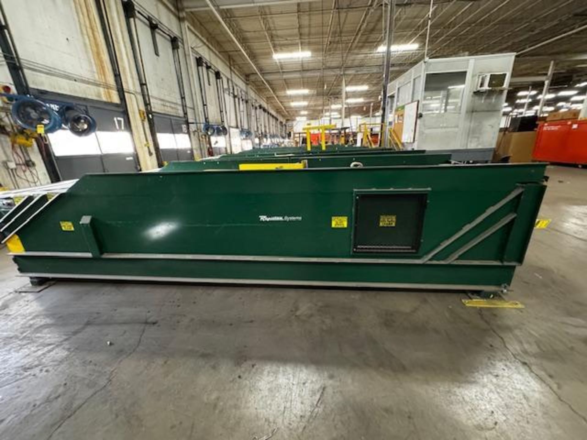 { Group of lots: 457, 458 (P) } Rapistan Trailer Loader, EX800, Belt ...
