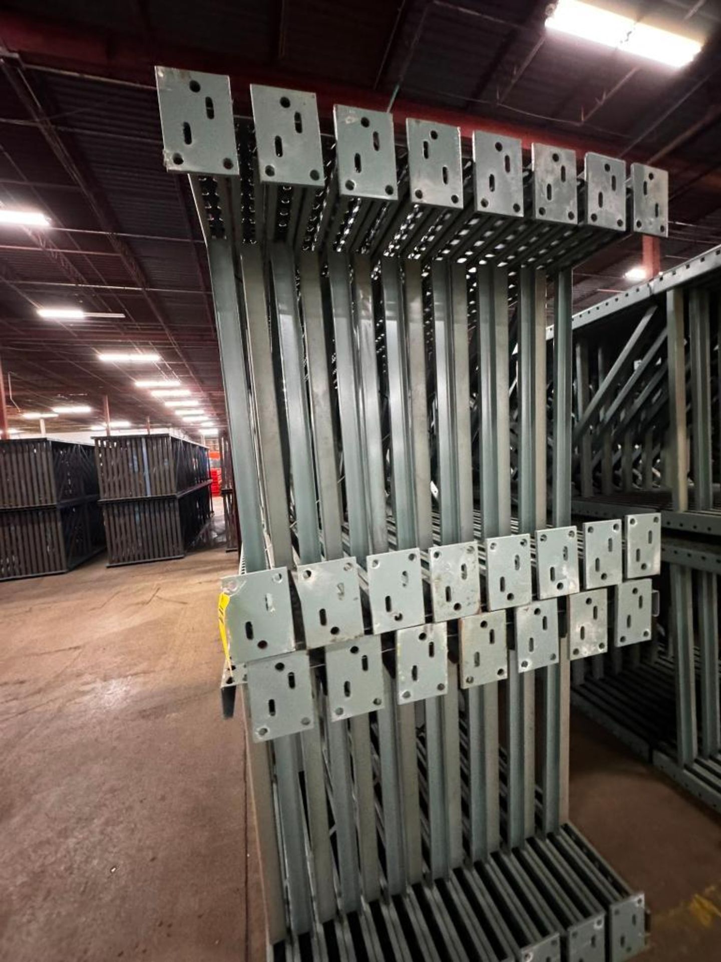 { Choice of lots: 524, 525, 526 (P) } (30x) Teardrop Pallet Rack ...
