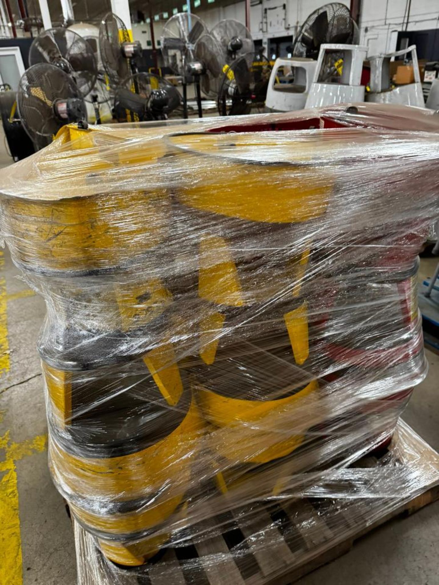 { Group of lots: 247, 248, 249, 250 } Pallet of Rolling Step Stools ...