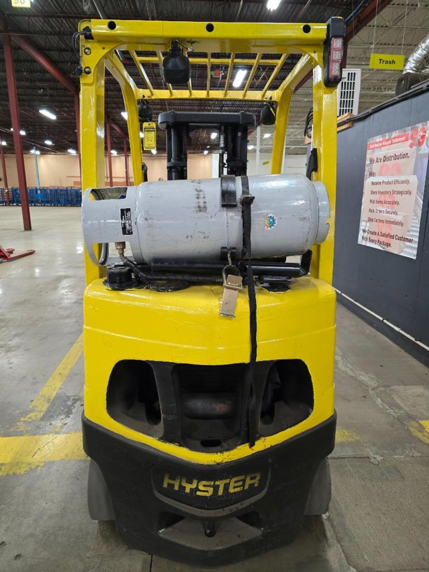 Hyster 5,000-Lb. Forklift, Model S50FT, S/N F187V153810, LPG, Finger ...