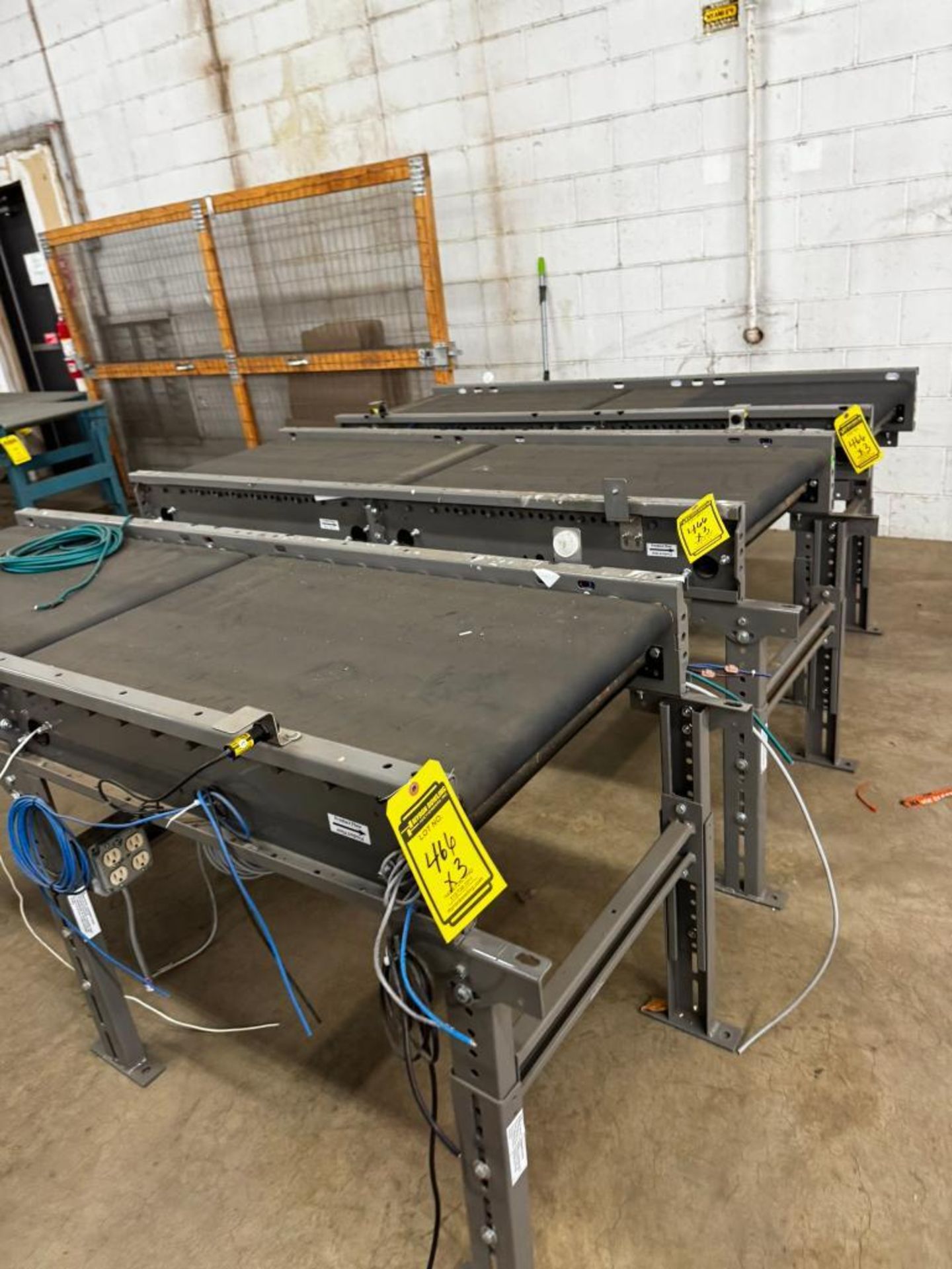 MHS Modular Pallet Conveyor, 18' Long X 25" Wide, w/ 20-1/2" Belt