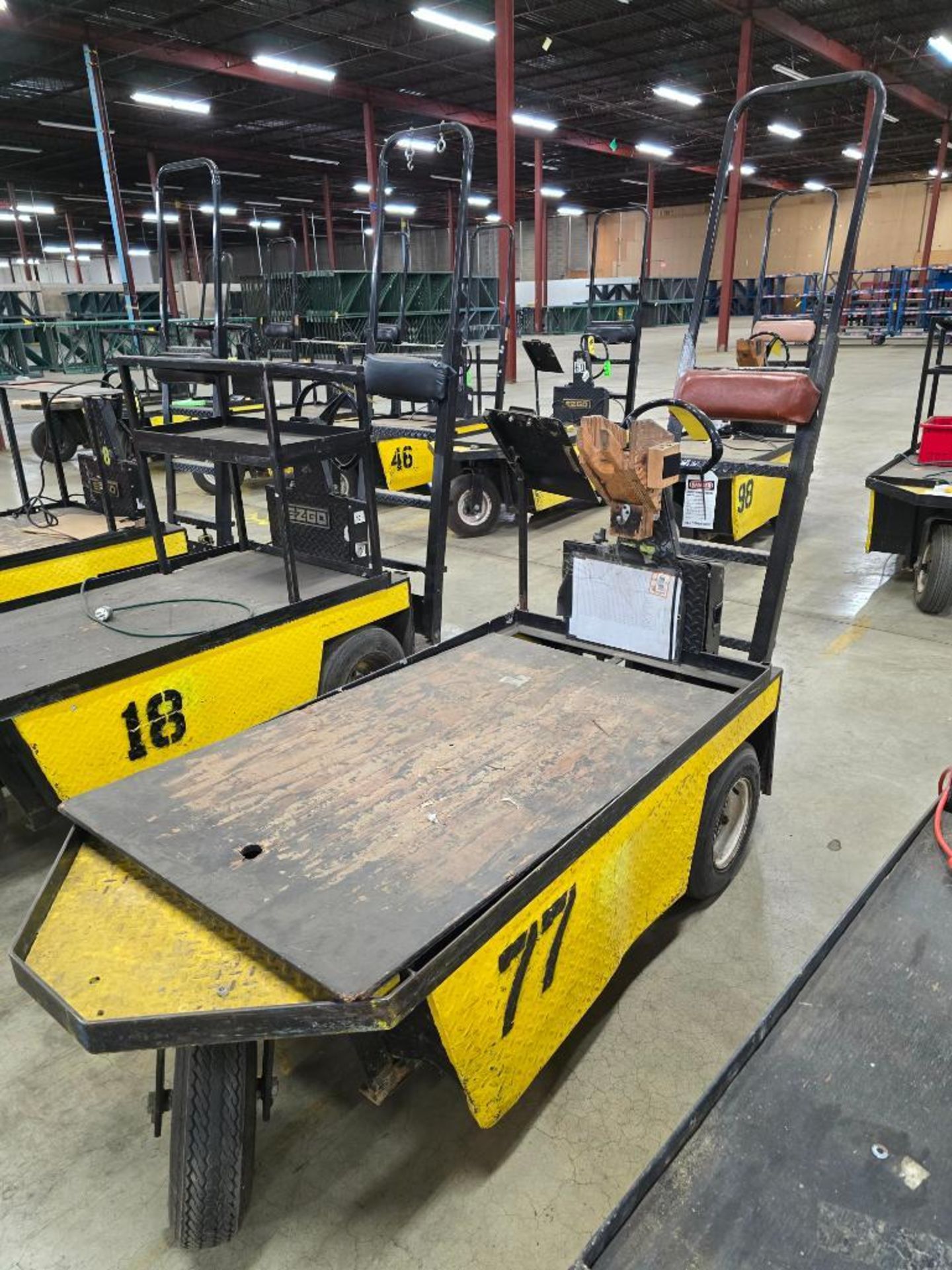 { Choice of lots: 359, 360 } Textron EZ-GO Stock Chaser/Tugger, Model ...