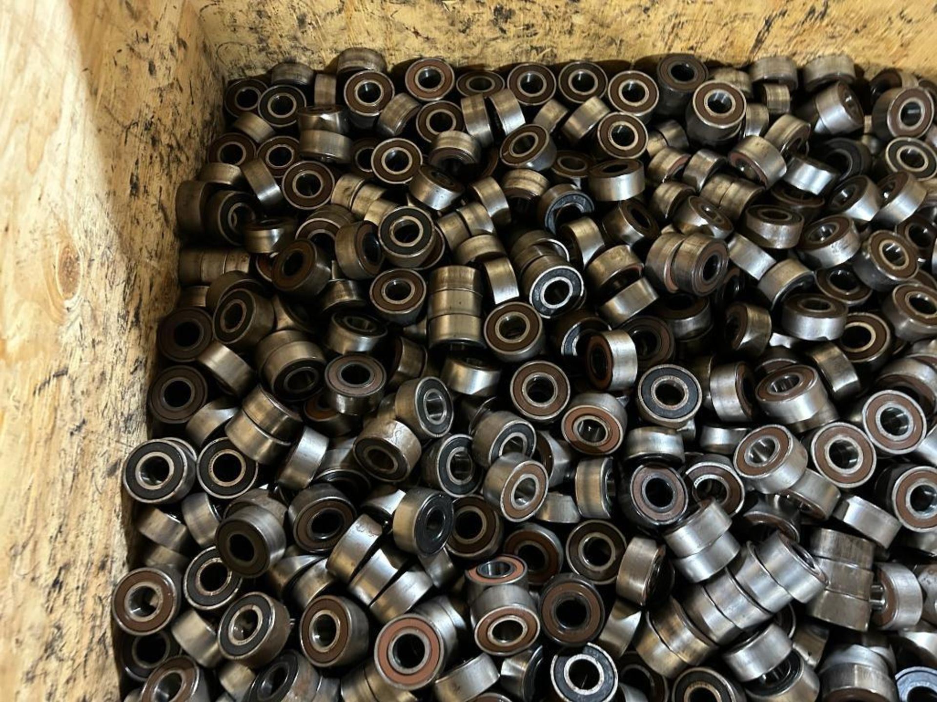 Crate of (2,088) Refurbished Roller Bearings
