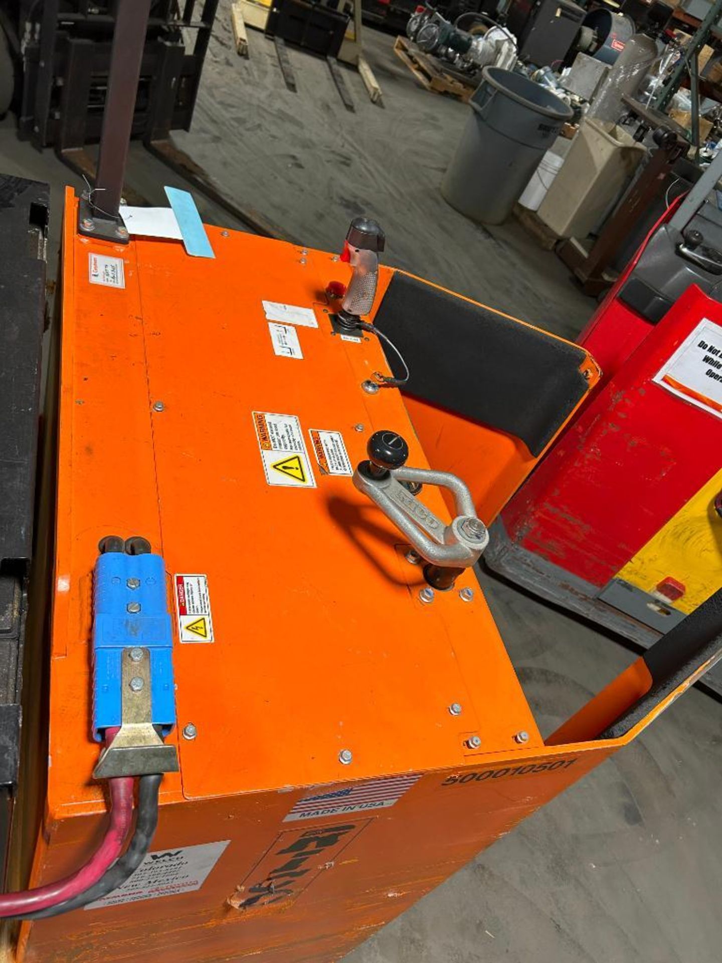 { Choice of lots: 217 } Rico Platform Stand-Up Electric Lift Truck ...