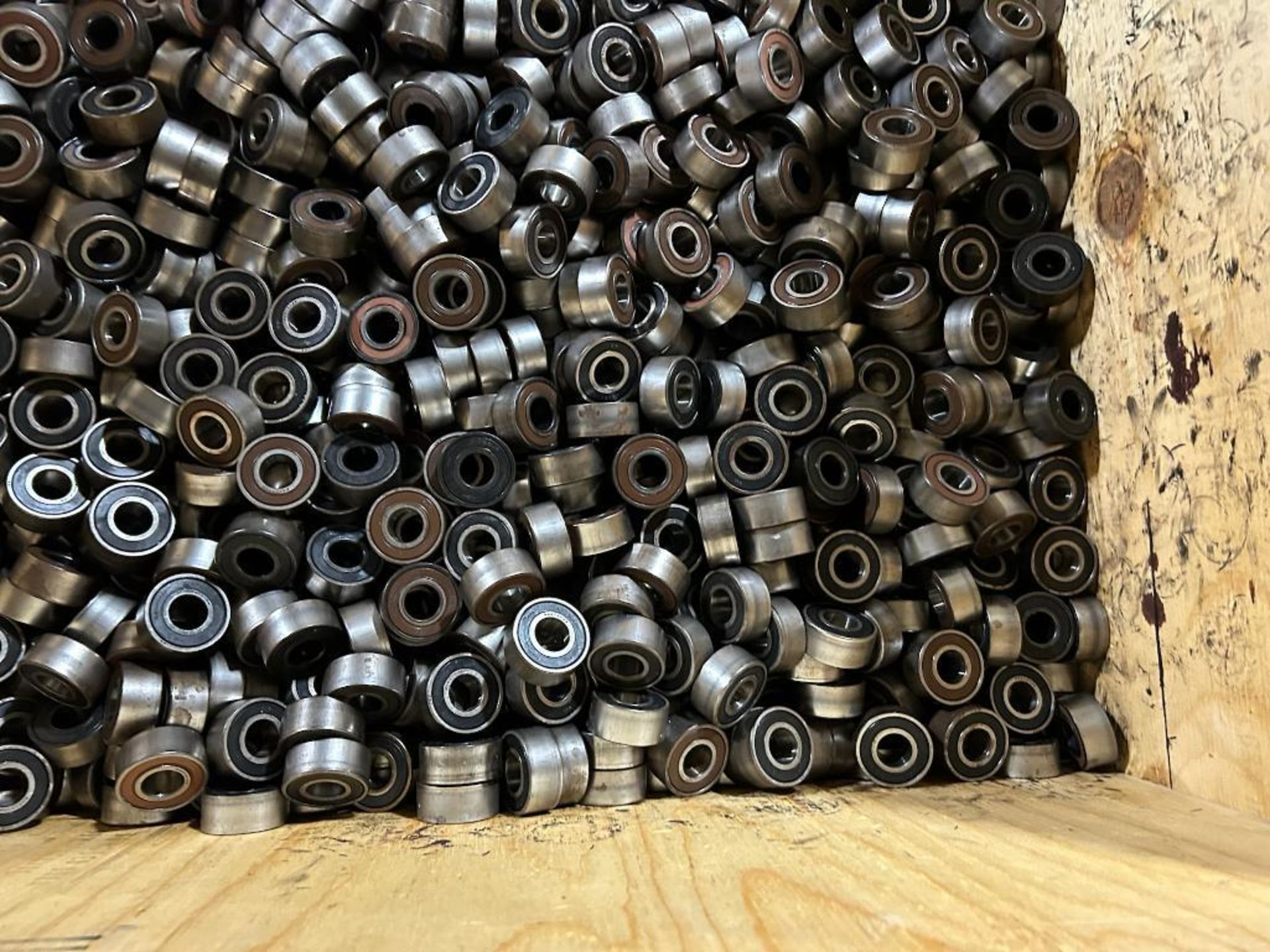 Crate of (2,088) Refurbished Roller Bearings
