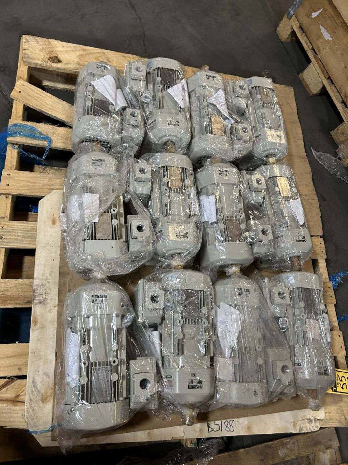 { Group of lots: 618, 619 } (x12) Sumoto EP.NA 1 HP 3PH Induction ...