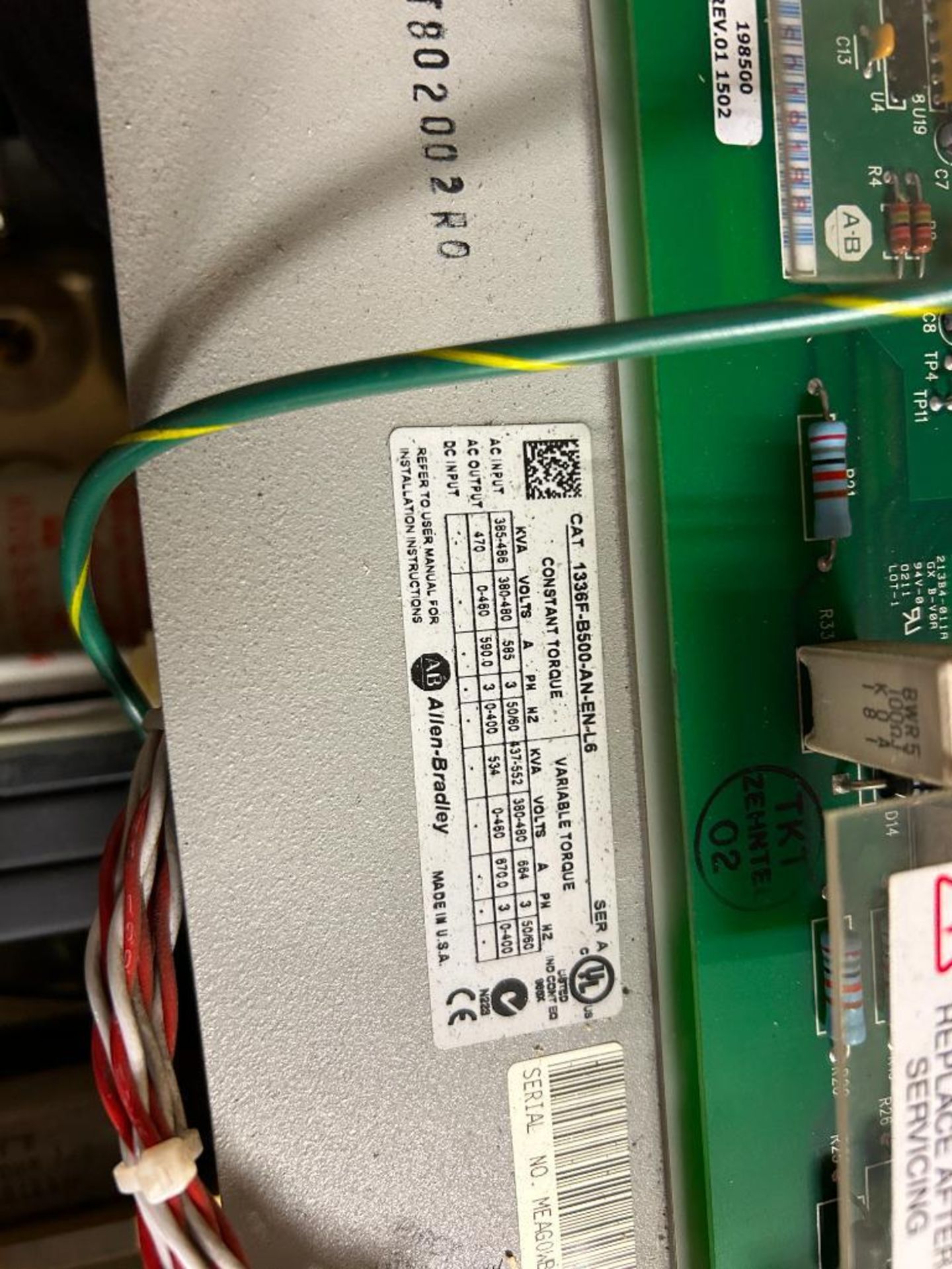 { Choice of lots: 503 } Allen-Bradley 1336 Plus Drive, Model 1336F-B500 ...
