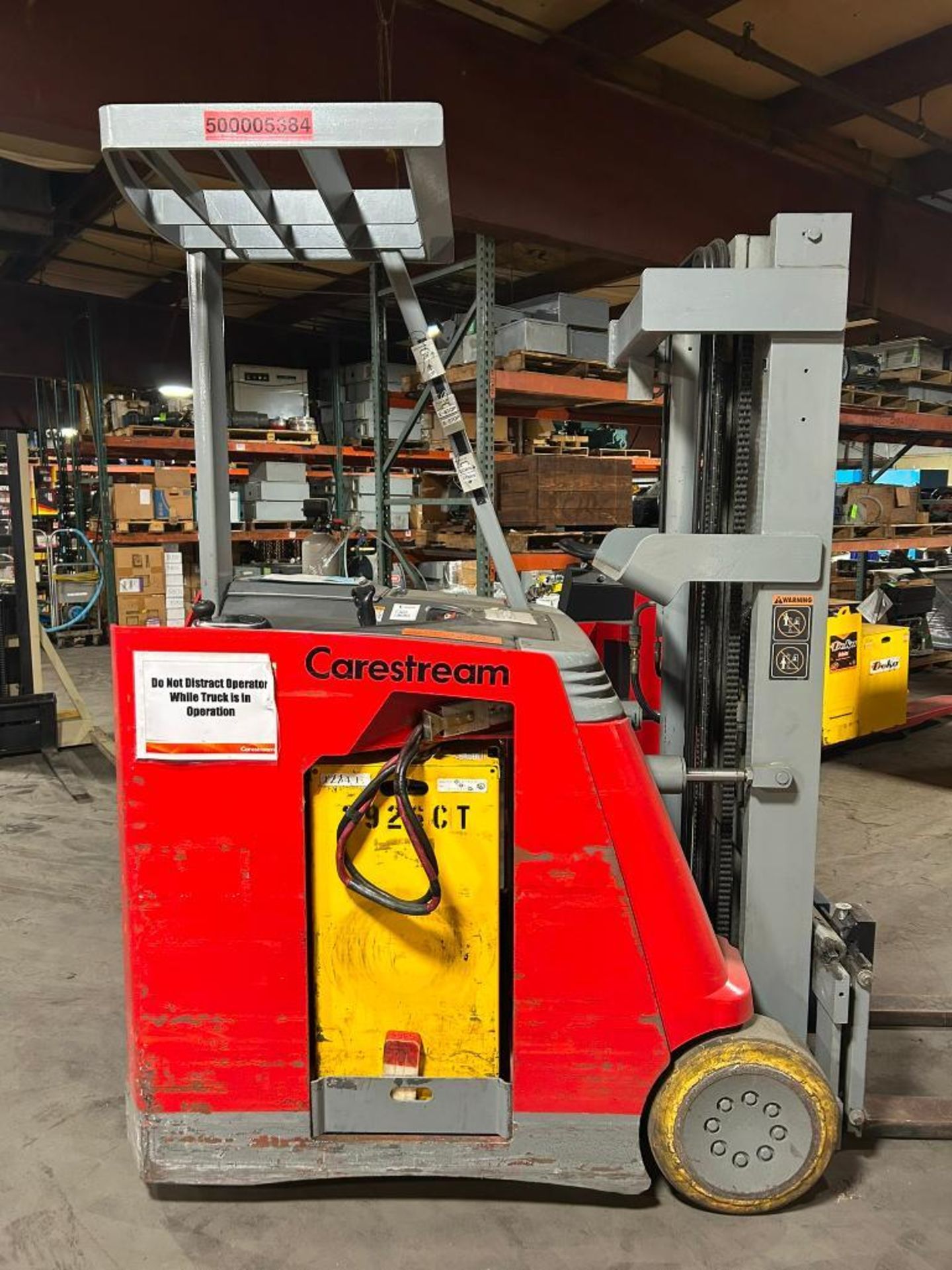 Raymond Dockstocker Electric Stand-Up Forklift Truck, Model DSS-350TT ...