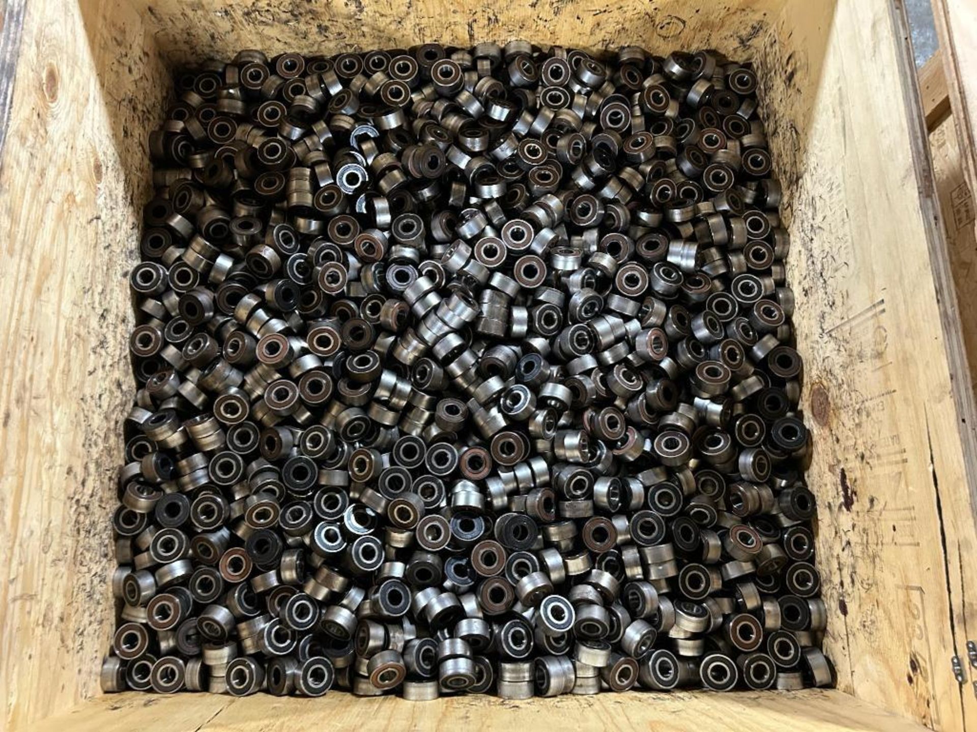 Crate of (2,088) Refurbished Roller Bearings