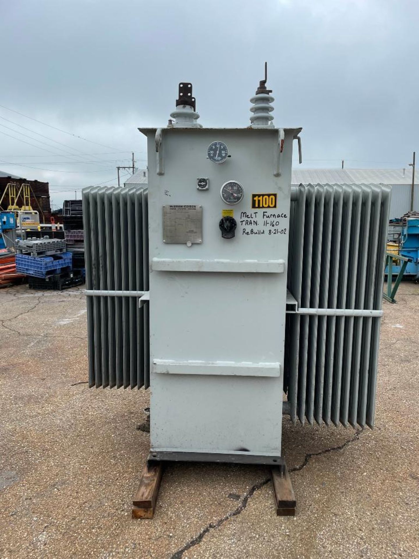 McGraw-Edison Single Phase Transformer, S/N C-44586-1-1, Oil Type ...