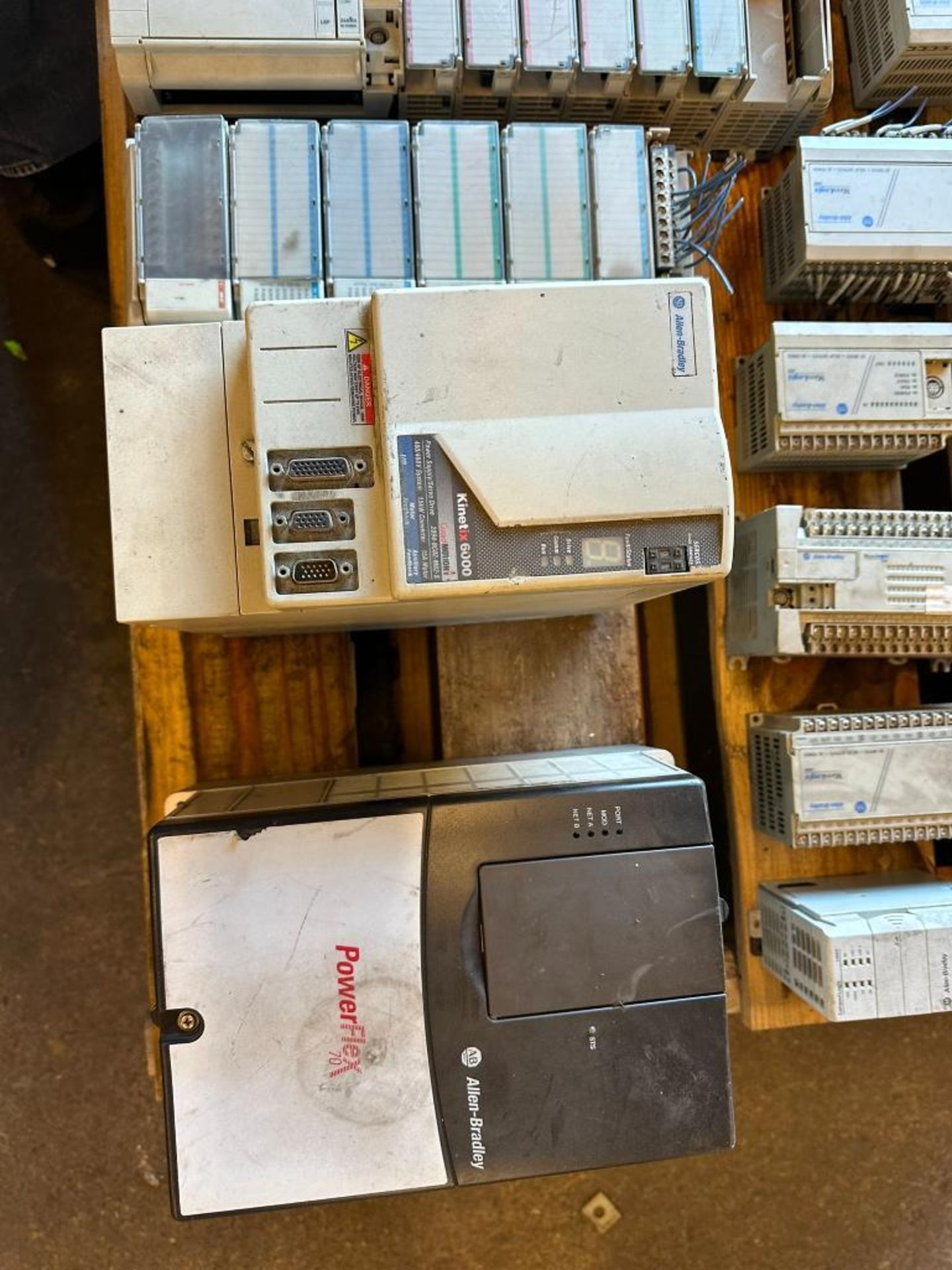 (FJ) Pallet of Allen-Bradley PowerFlex 70 Drive, Kinetix 6000, Micro ...