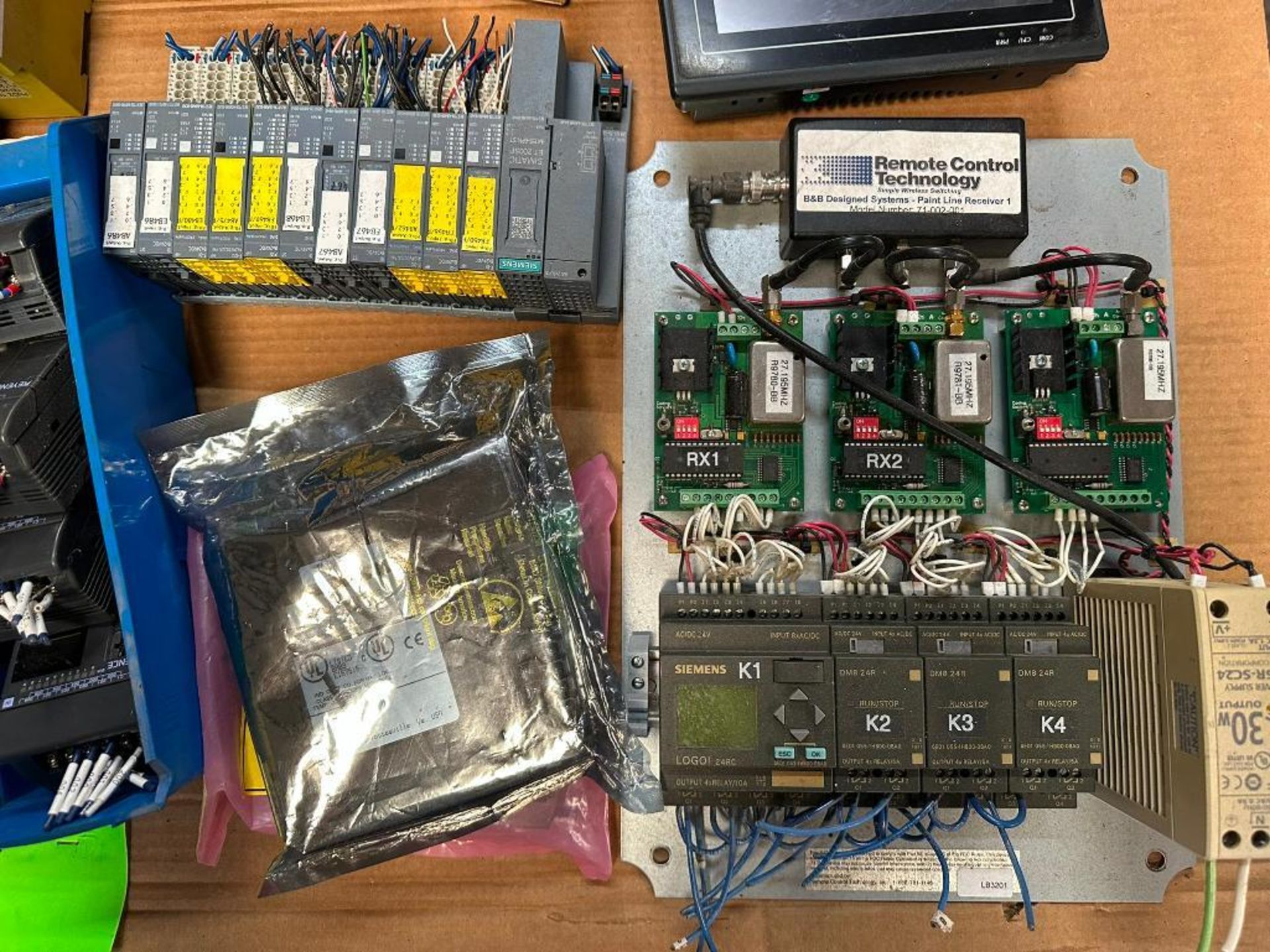 (F) Pallet w/ PLC Racks, Screens, Modules, Controllers, Siemens ...