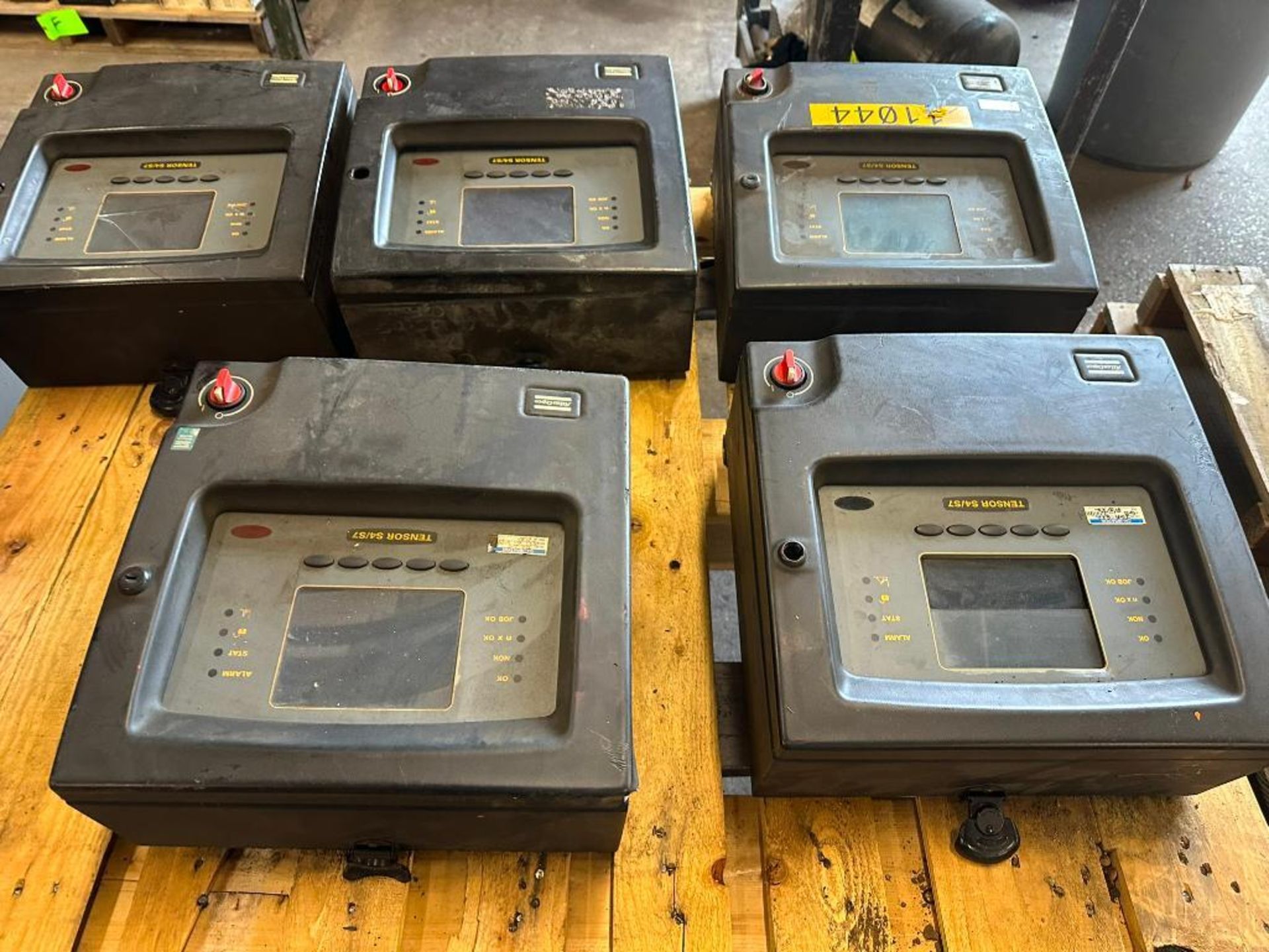 (FJ) Pallet of (5) Atlas Copco Tensor S4/S7 Controllers, PF3120S, PF3007