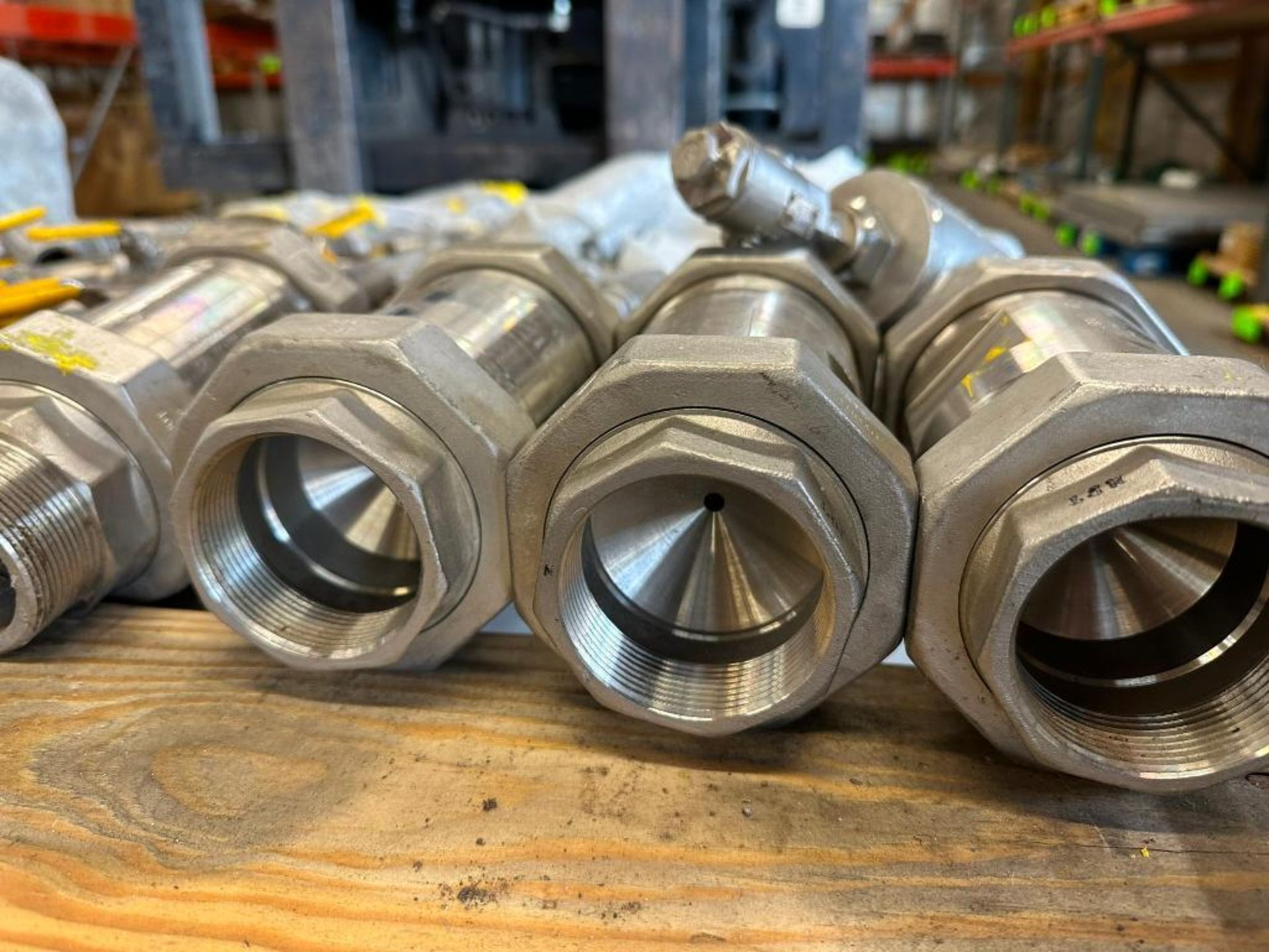 (FJ) (New) Pallet of Stainless Valves, Alfa-Laval, Sharpe, Gem ...