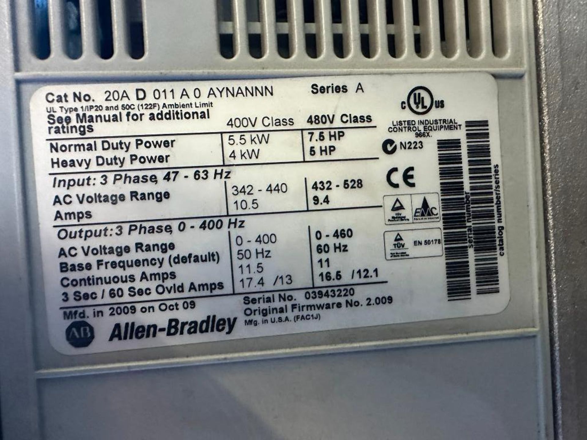 (FJ) Pallet of Allen-Bradley PowerFlex 70 Drive, Kinetix 6000, Micro ...