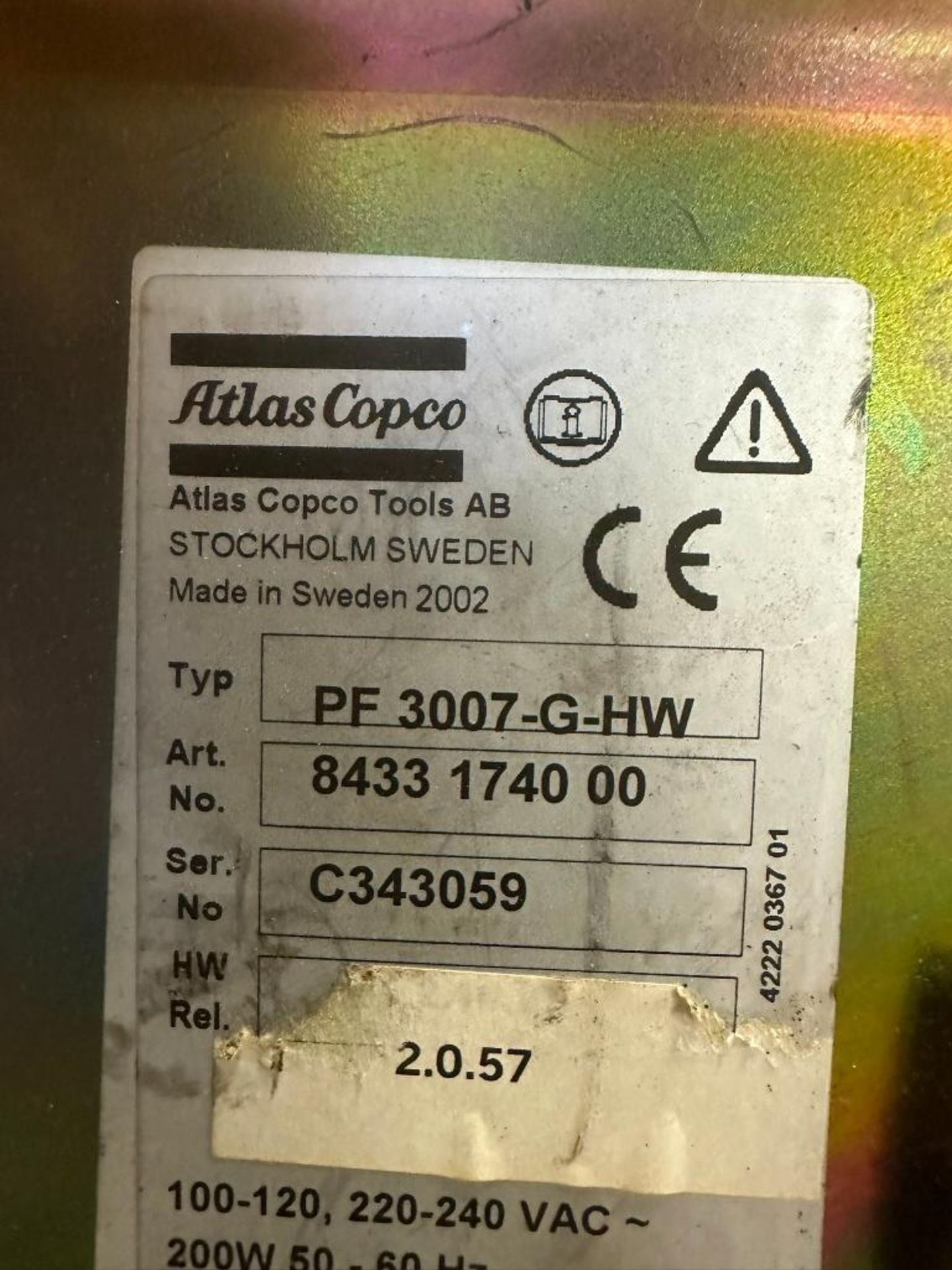 (FJ) Pallet of (5) Atlas Copco Tensor S4/S7 Controllers, PF3120S, PF3007