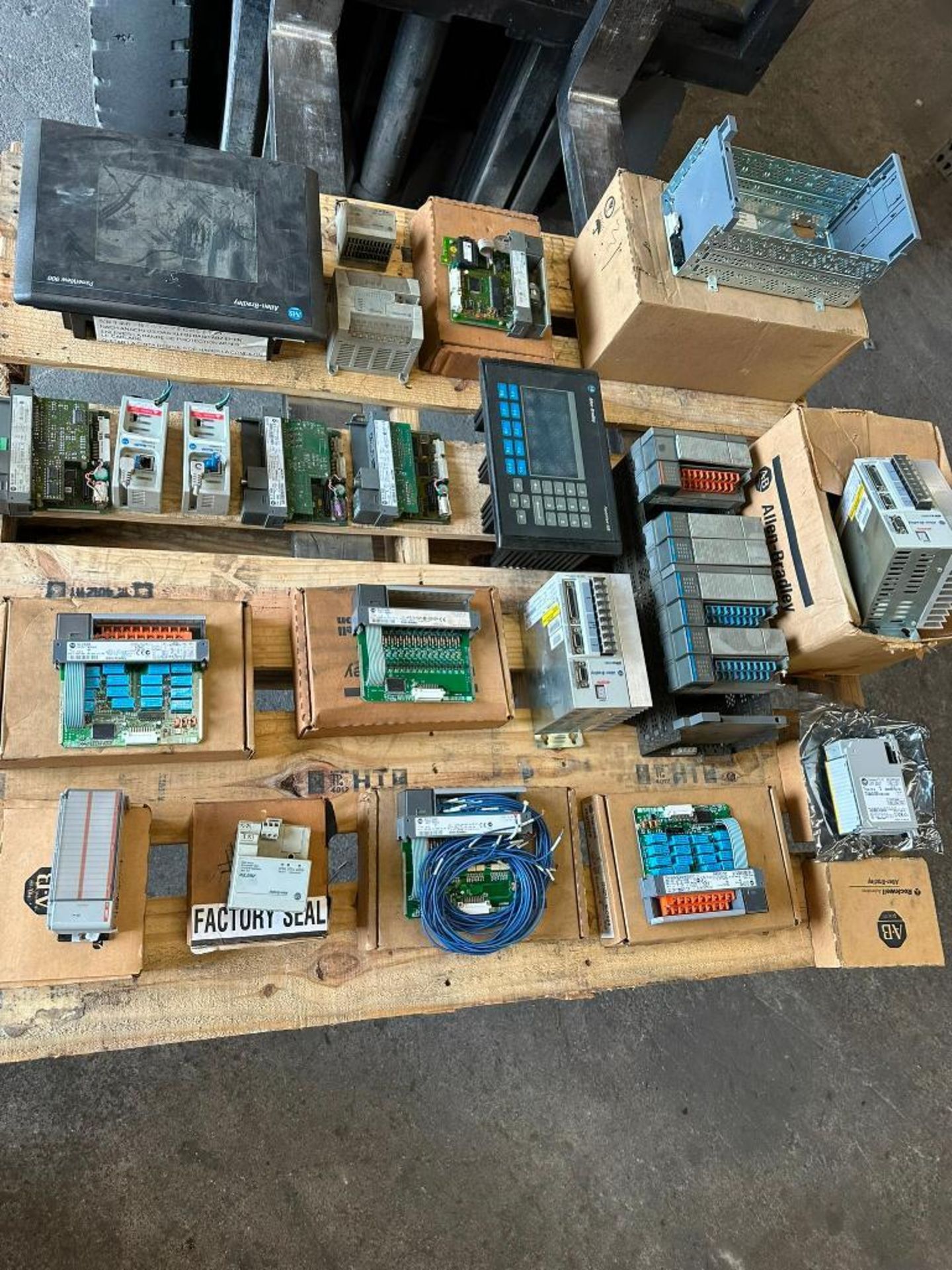 (FJ) (New & Used) Pallet of Allen-Bradley Processor Modules, PanelView ...