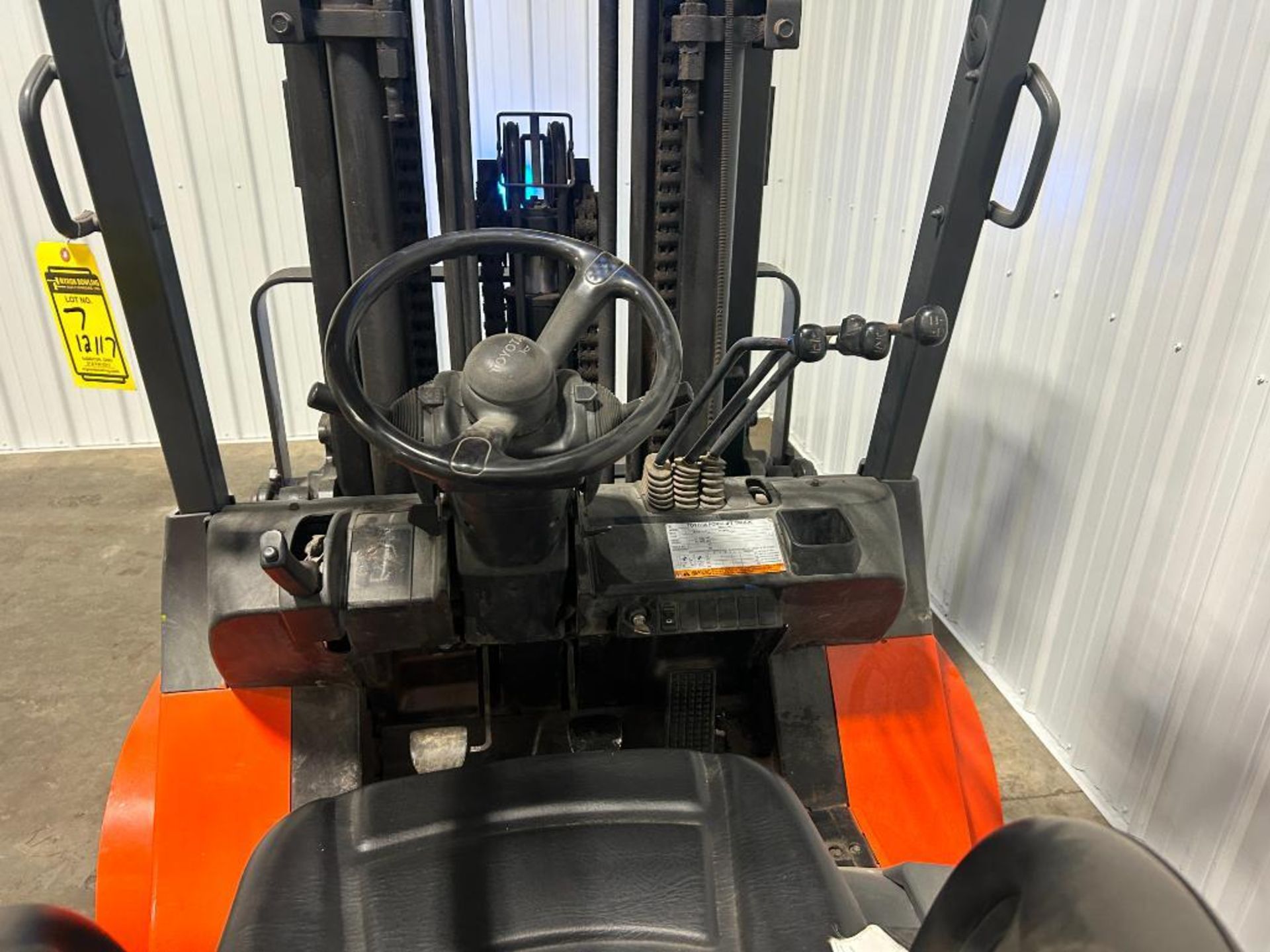Toyota 10,000-LB. Capacity Forklift, Model 7FGCU45, S/N 64860, LPG Fuel ...