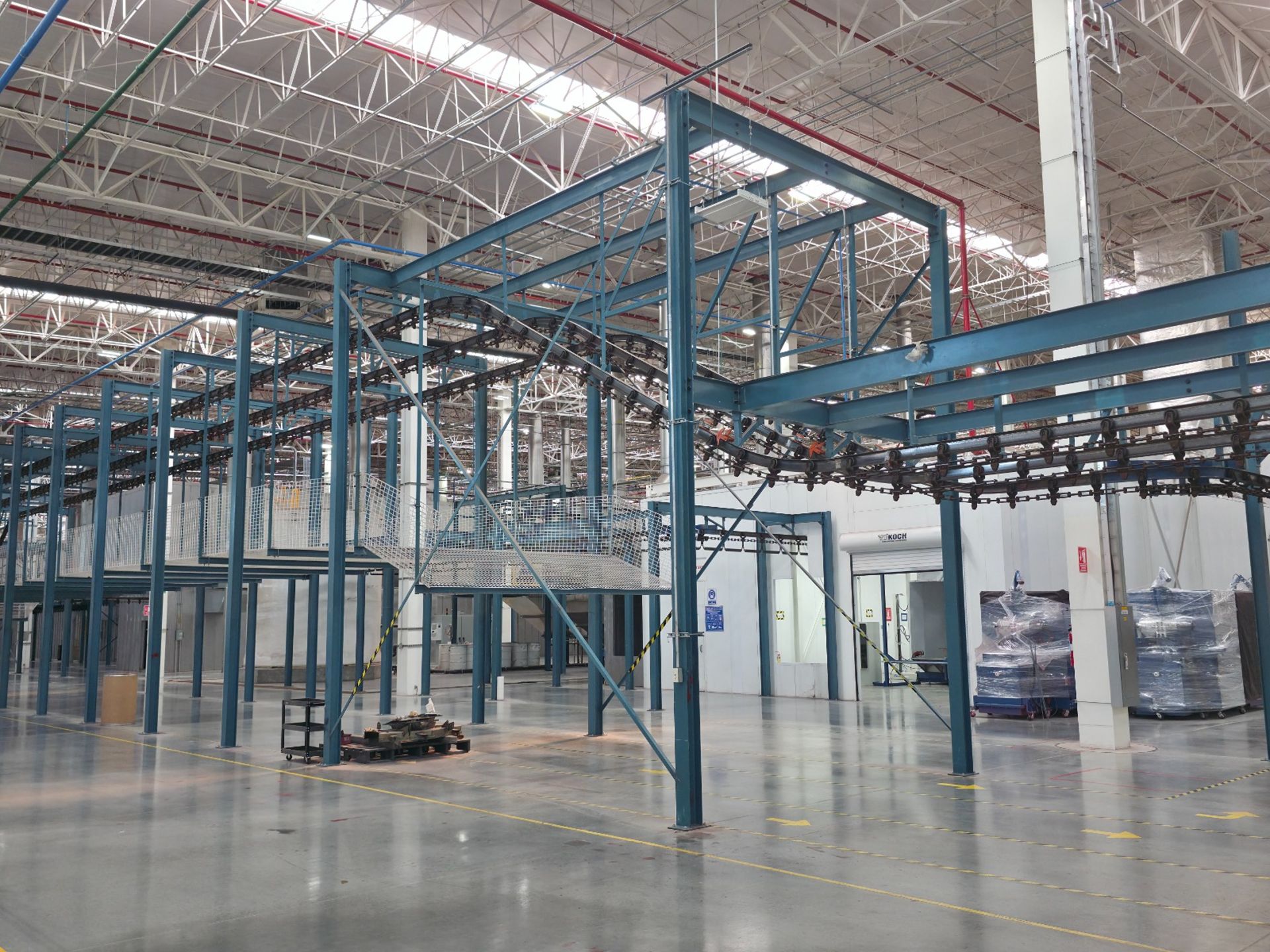 Complete 2022 paint line in parallel, Line 1: Nordson powder coating ...