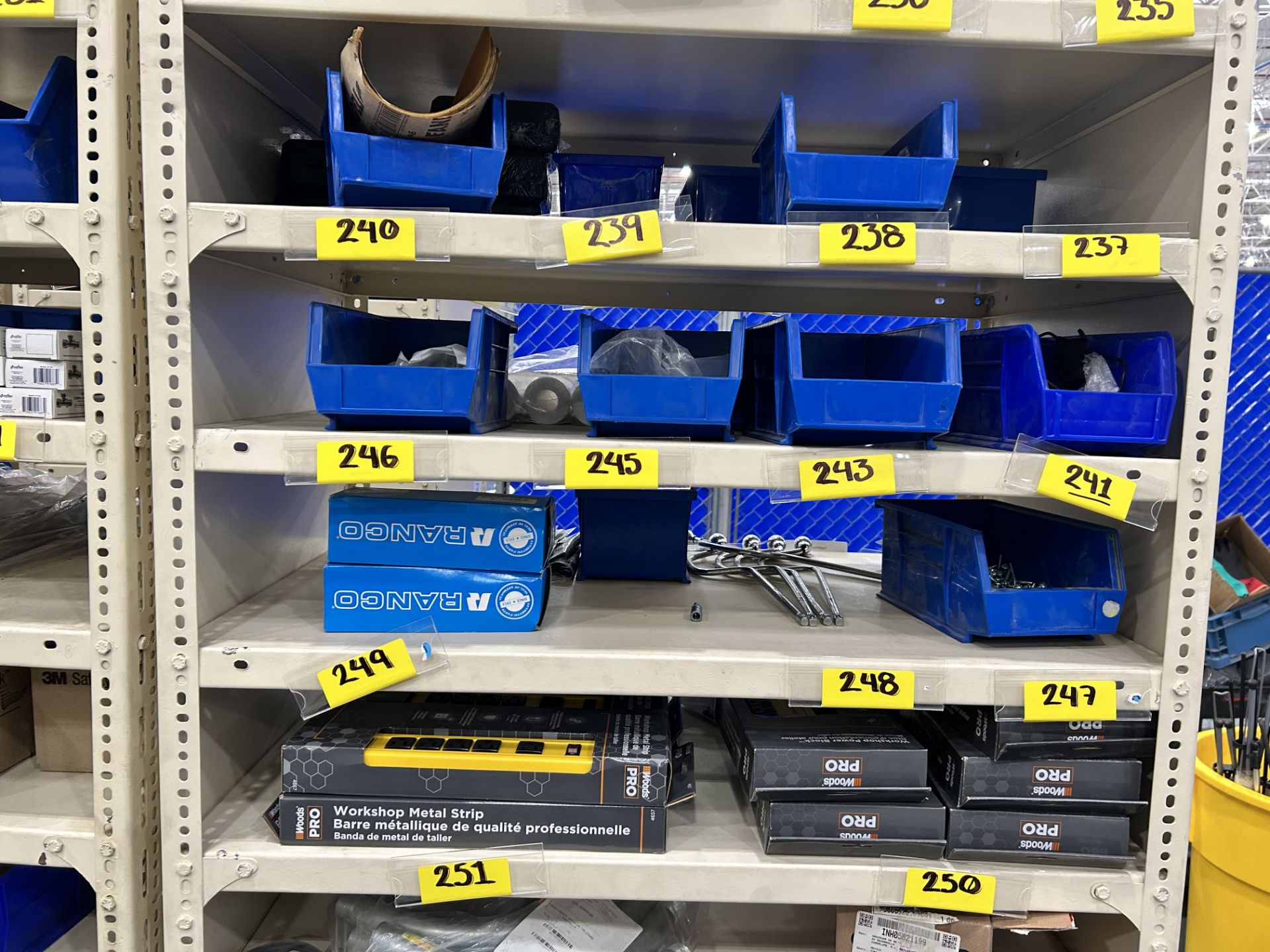 Lot of consumables with assorted materials contains safety devices ...