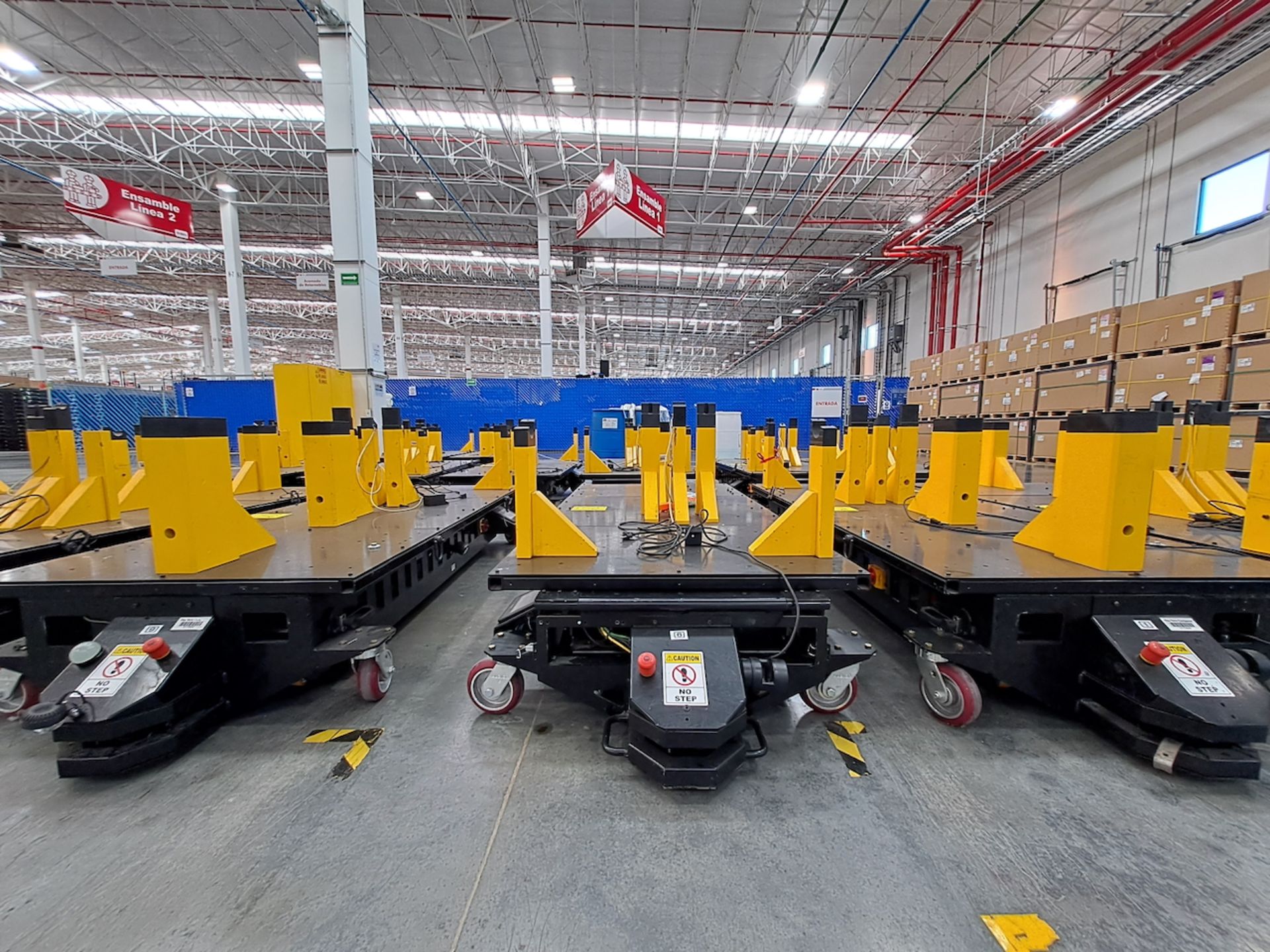 AGV robot for utility loading with UNITRONICS control panel with TEKNIC ...