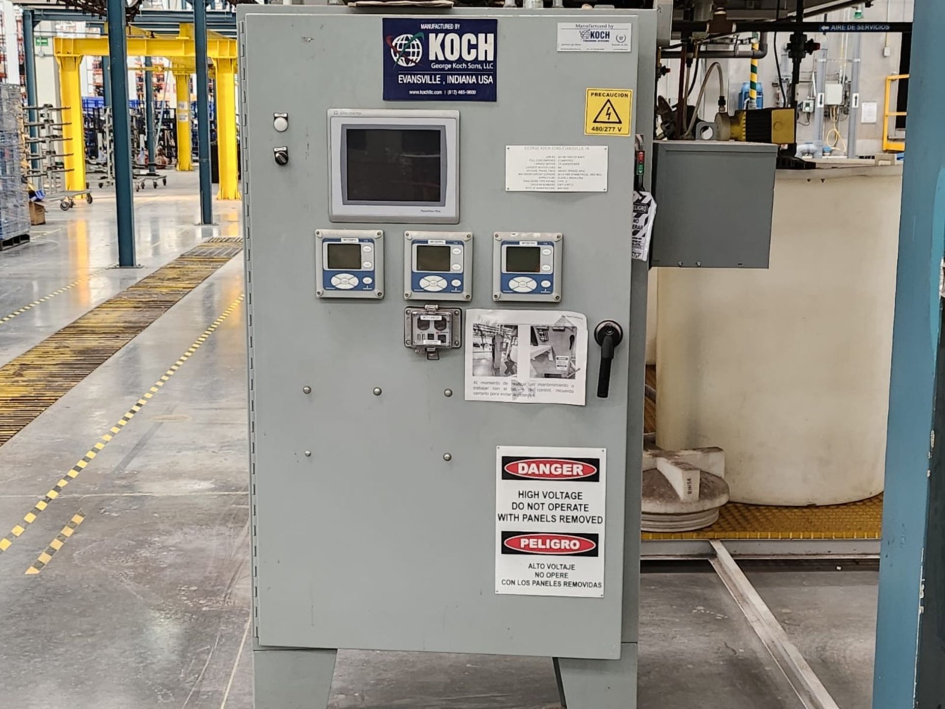 KOCH Water Treatment System, the system consists of high-density ...