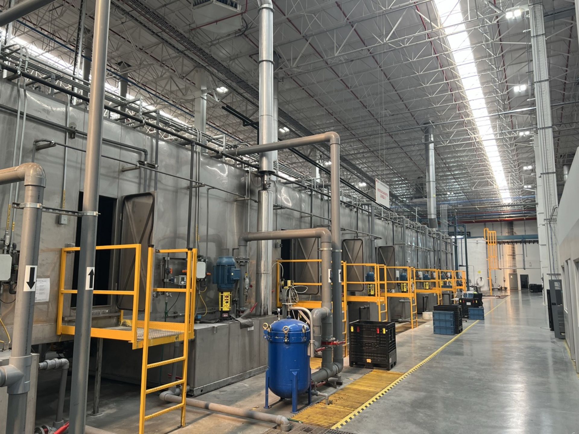 Complete 2022 paint line in parallel, Line 1: Nordson powder coating ...