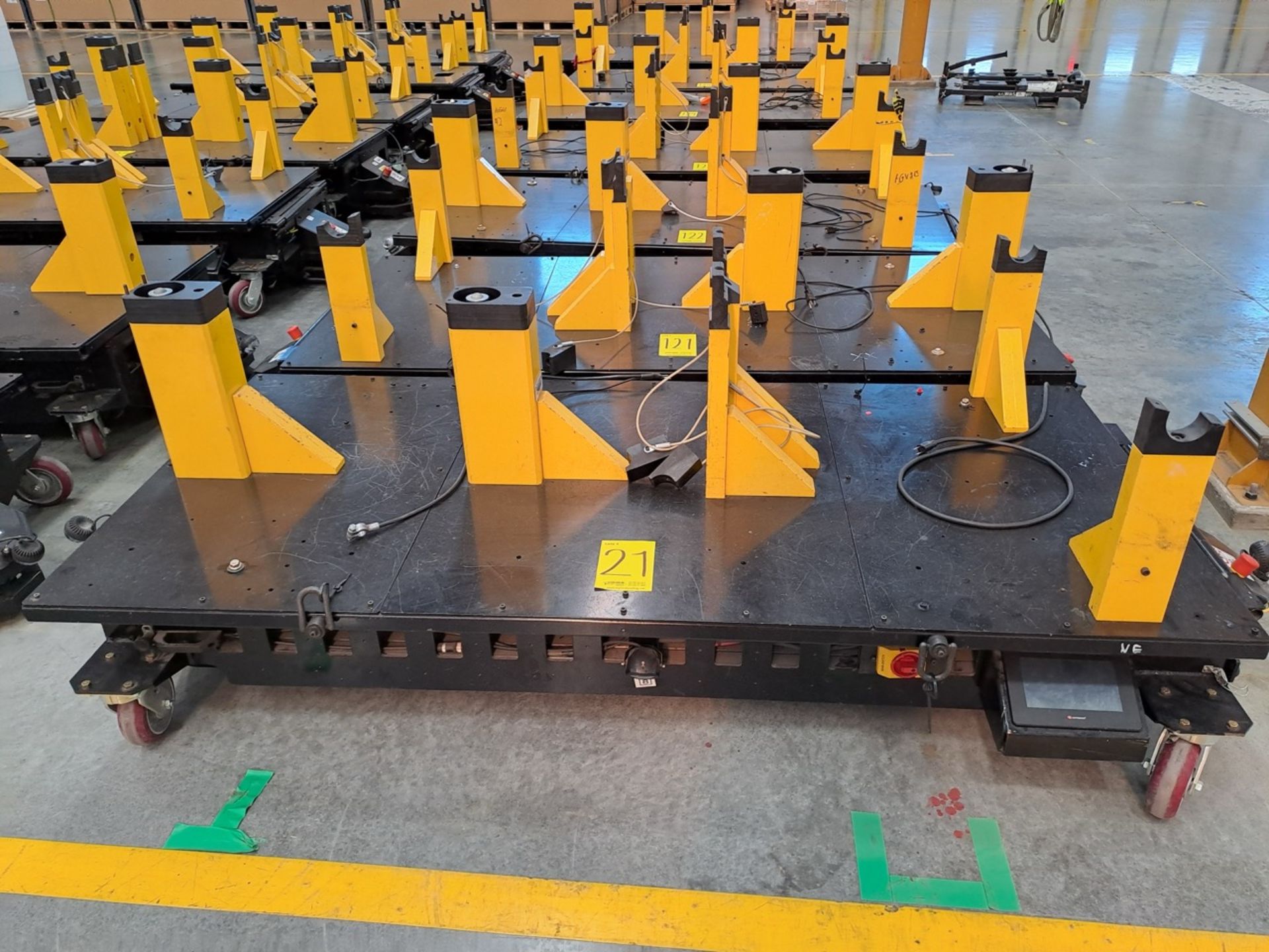 AGV robot for utility loading with UNITRONICS control panel with TEKNIC ...