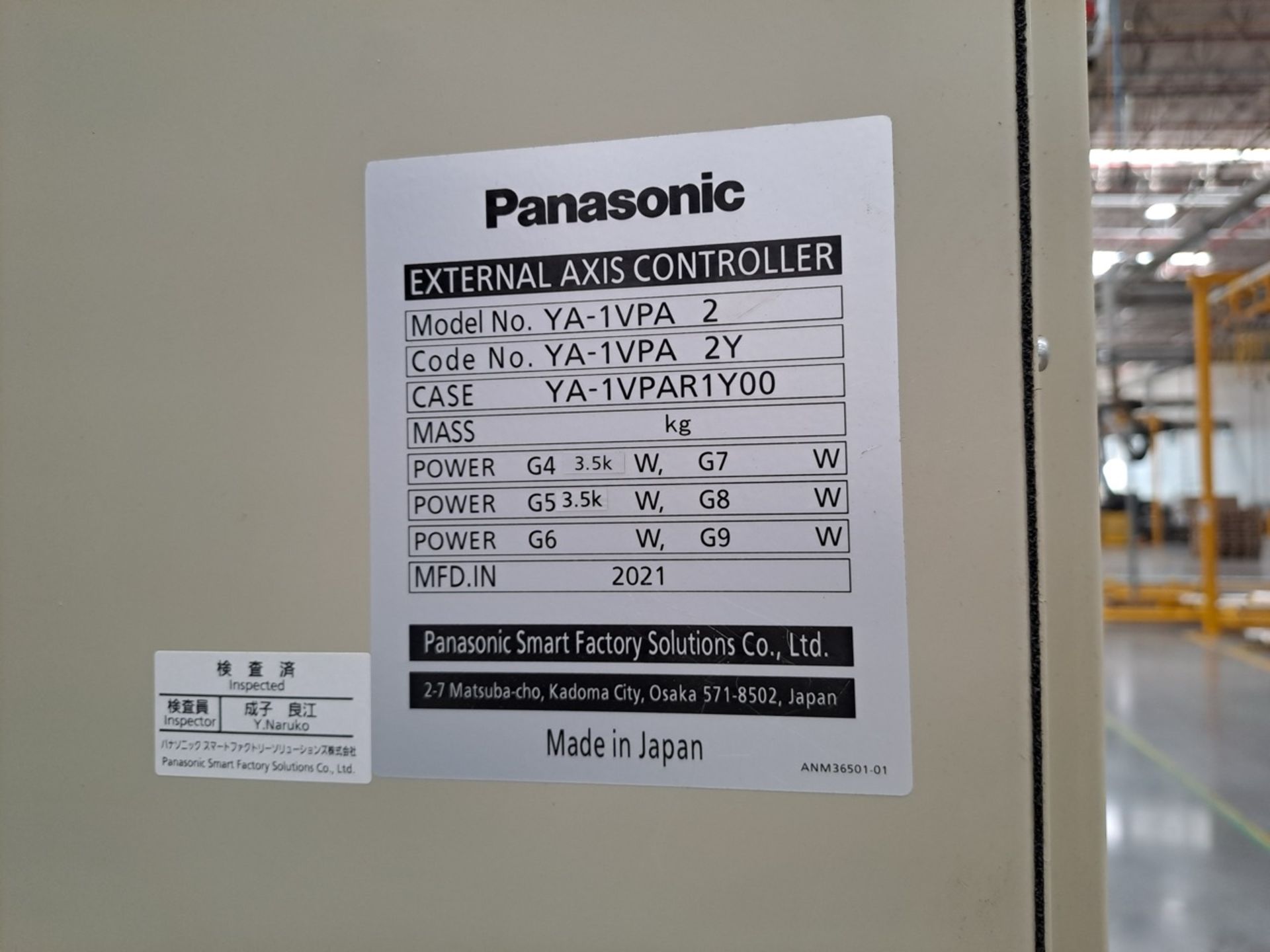 Panasonic Robotic Welding Booth, Year 2021, with dual robots: 1 Master ...