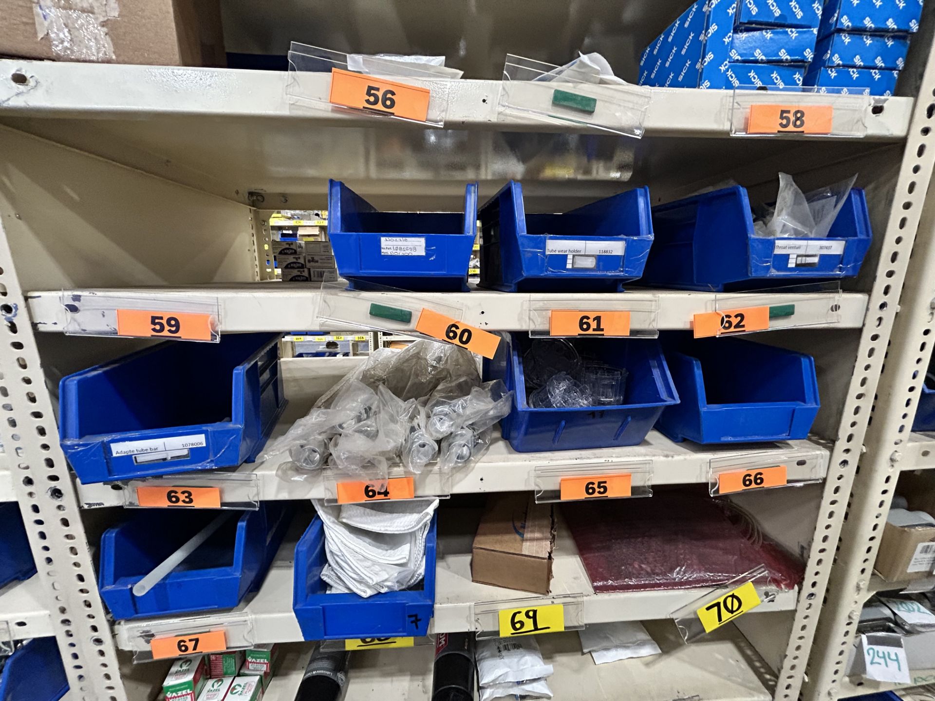 Lot of consumables with assorted materials contains safety devices ...