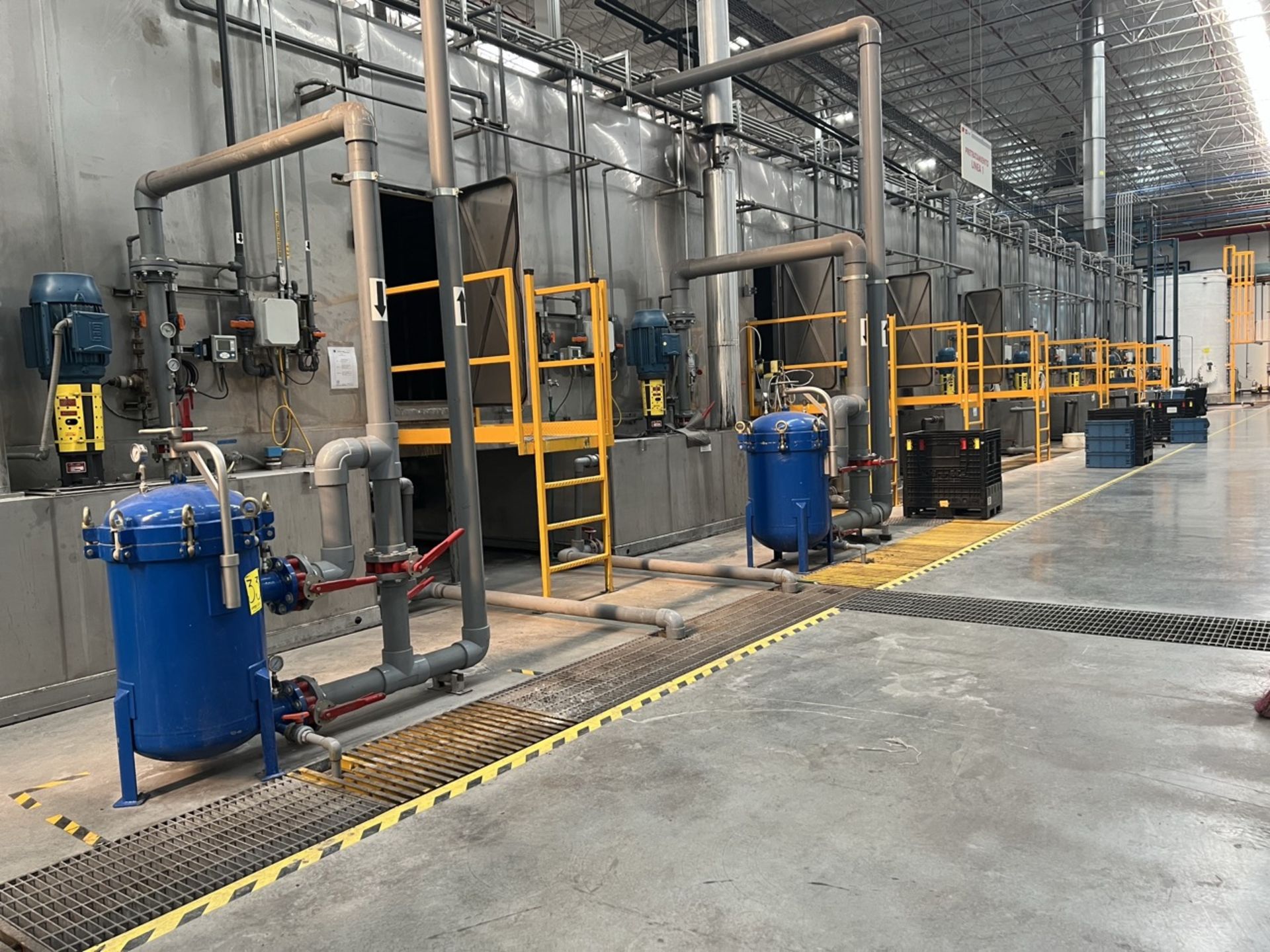 Complete 2022 paint line in parallel, Line 1: Nordson powder coating ...