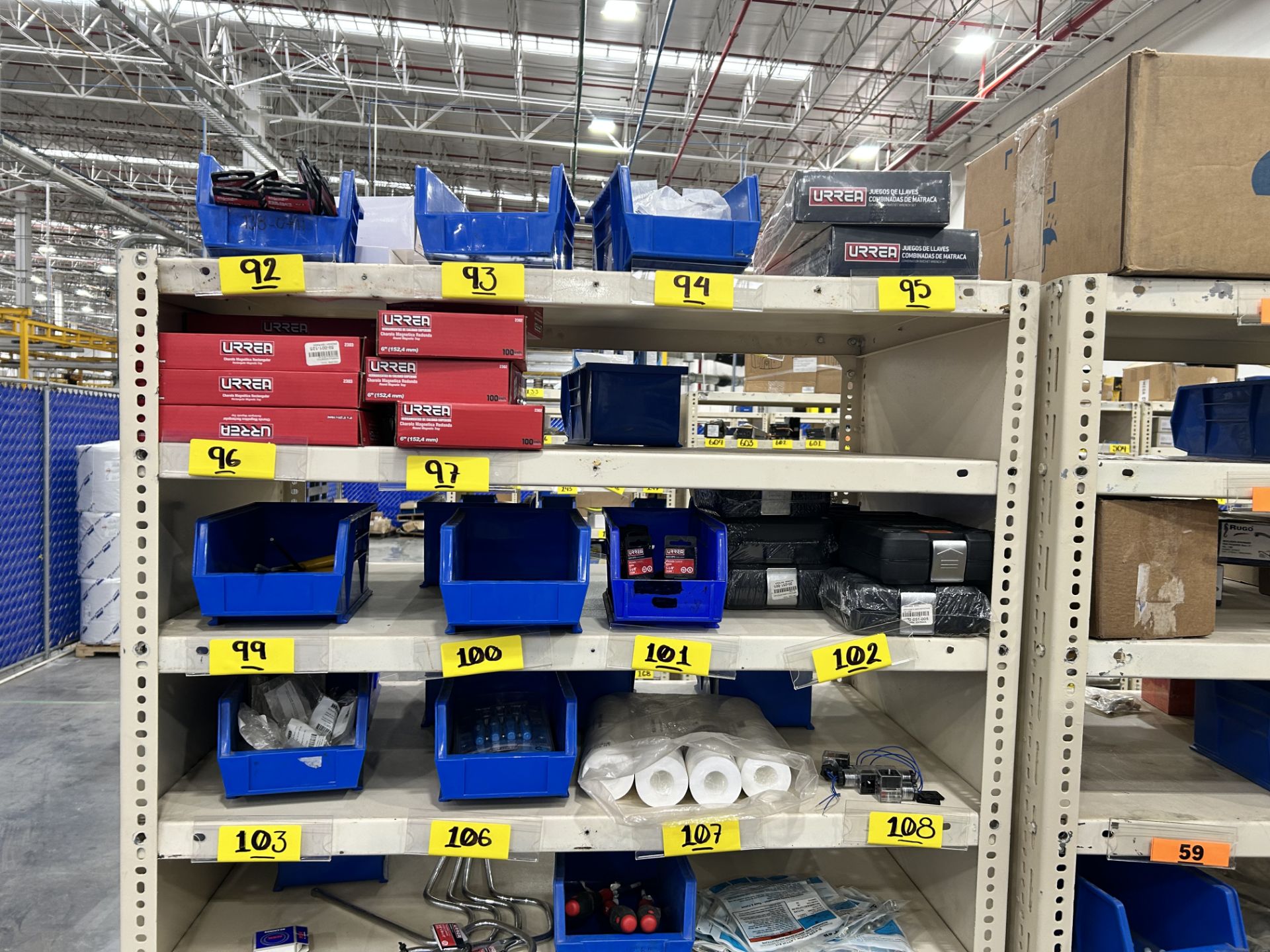 Lot of consumables with assorted materials contains safety devices ...