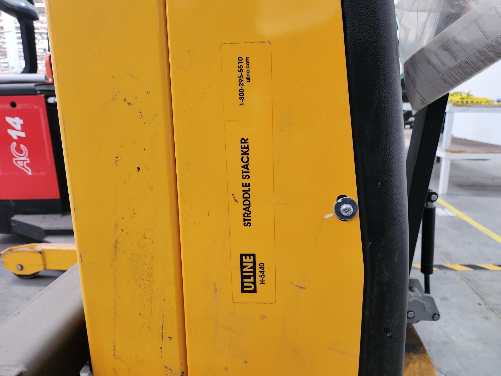 Uline Adjustable, Manual Stacker, Model: H5440, Lift Height 137.8 ...