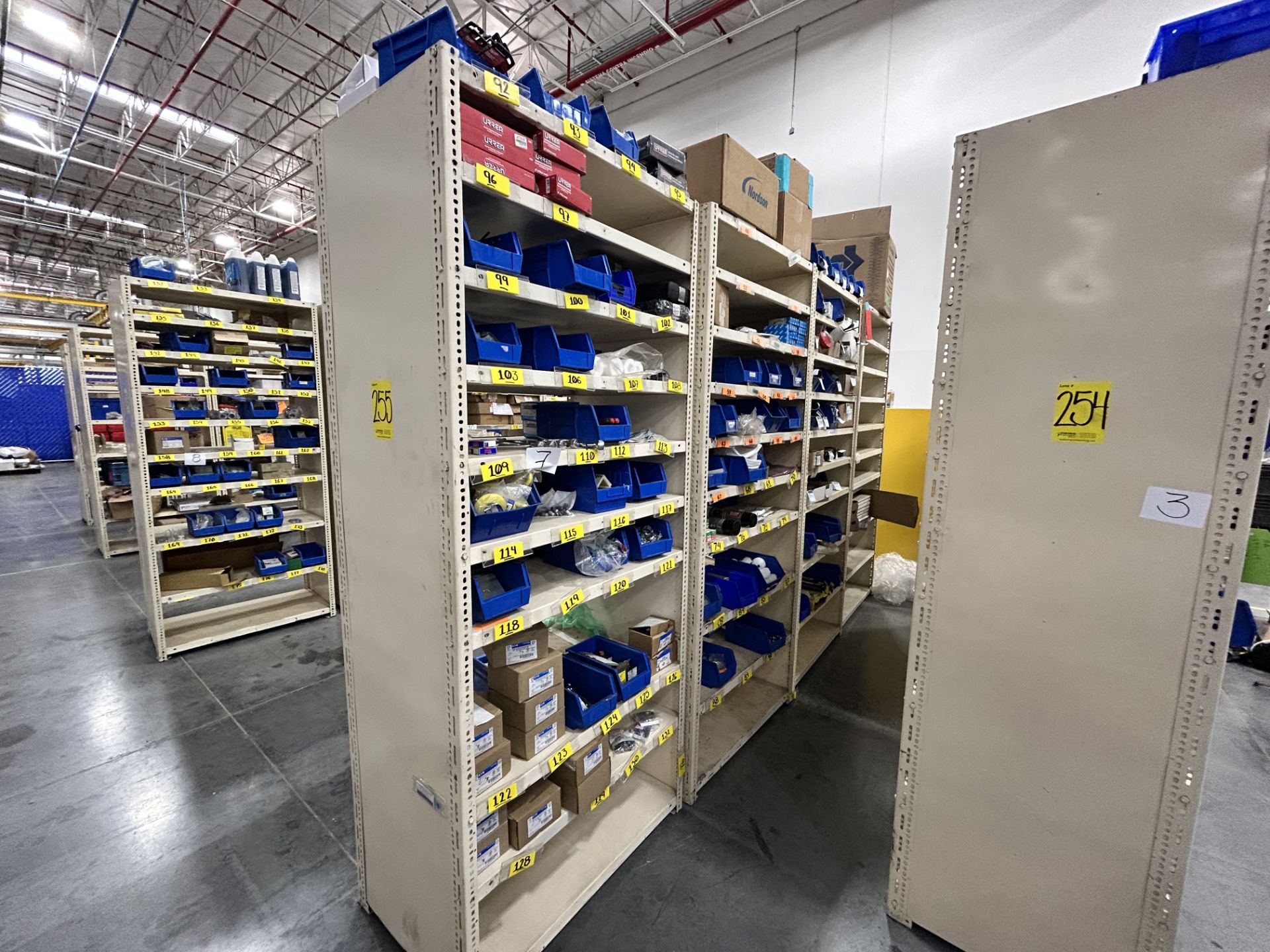 Lot of consumables with assorted materials contains safety devices ...