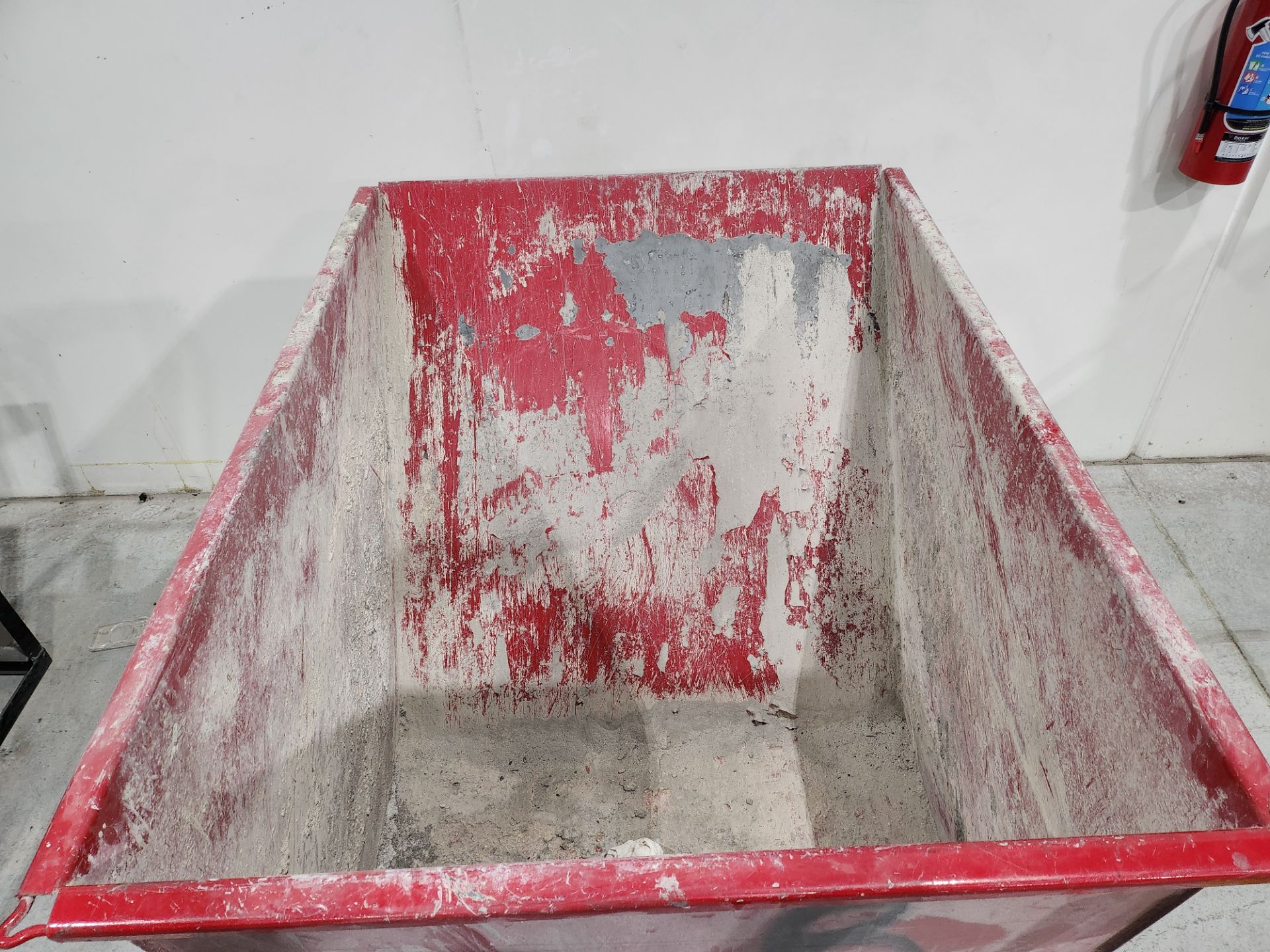 Lot contains: 2 ULINE brand metal waste containers, rollable and ...