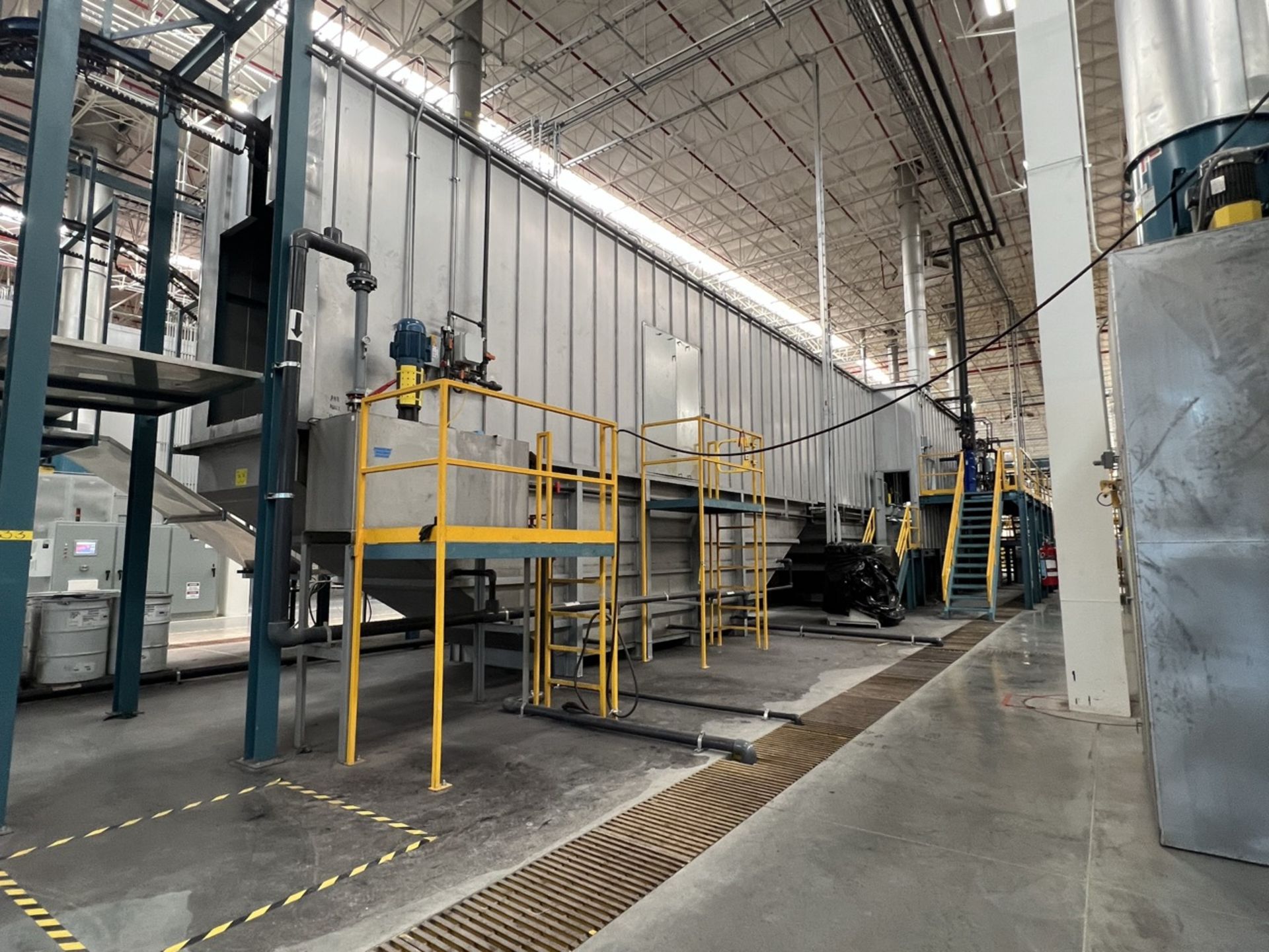 Complete 2022 paint line in parallel, Line 1: Nordson powder coating ...