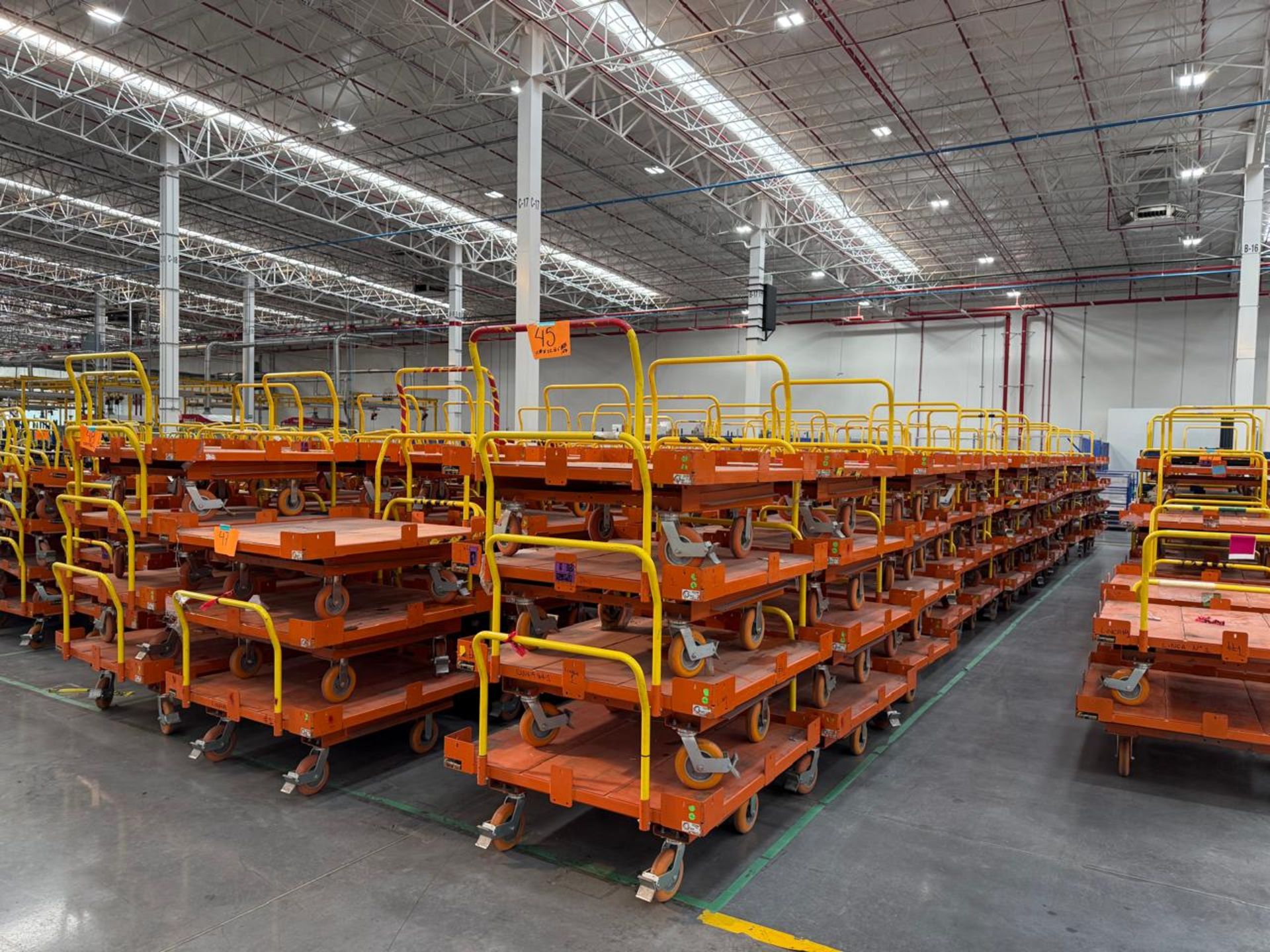 20 pieces of CARRY MORE push platform carts, Model JTec, with ...