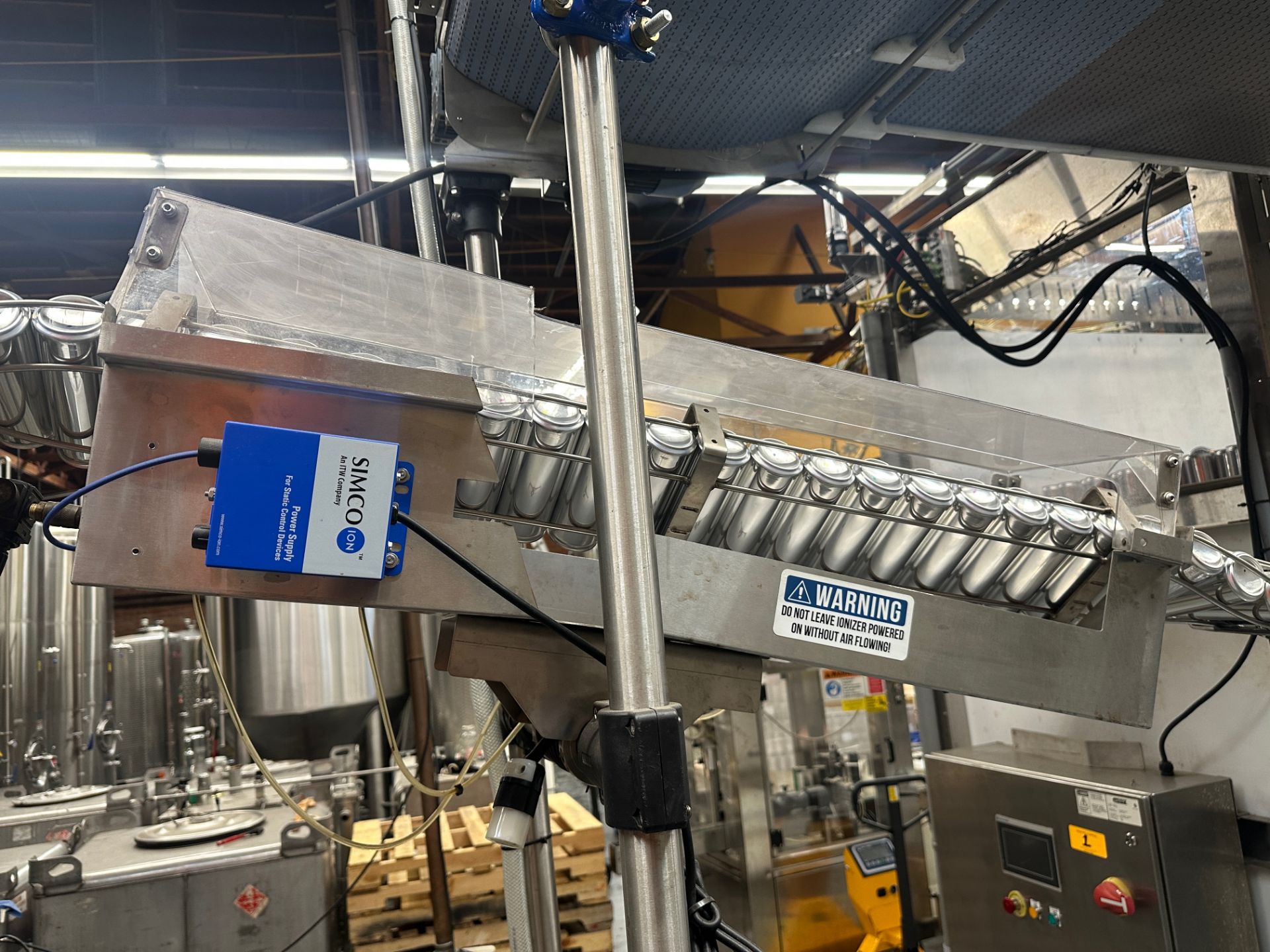 2021 Palmer Model DEPAL Stainless Steel Depalletizer with Spiral ...