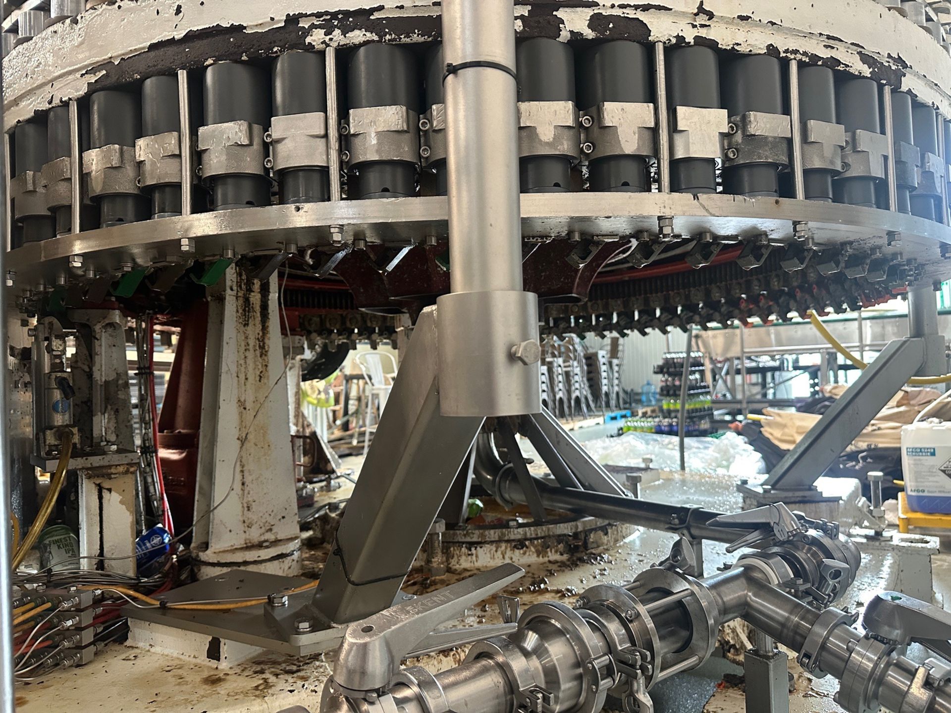 Bevcorp Crown 72-Head Rotary Can Filler (2023 Overhaul) with Angelus ...