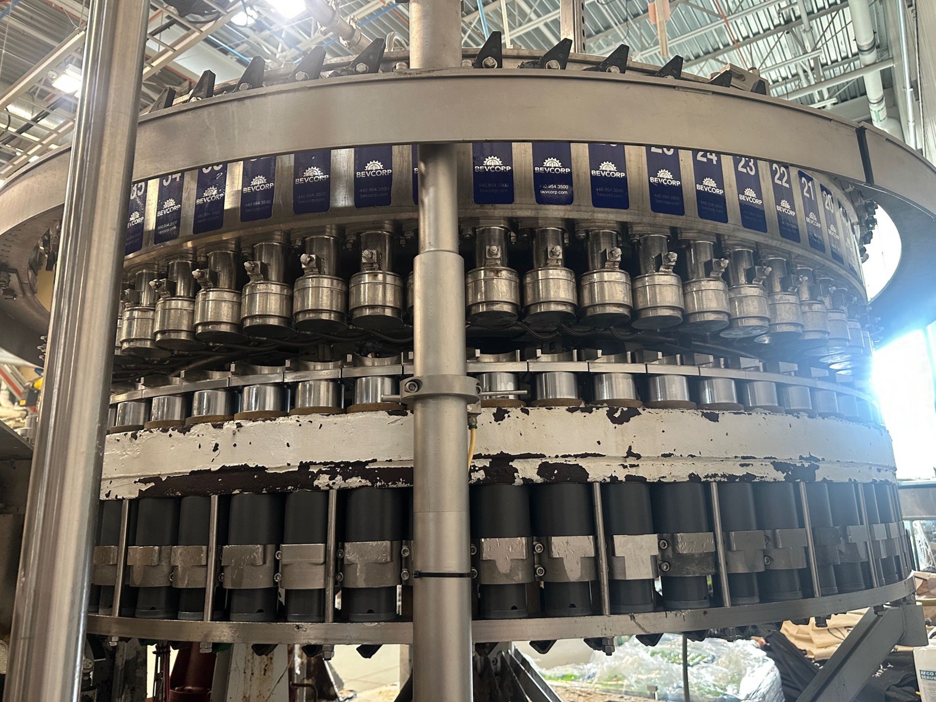 Bevcorp Crown 72-Head Rotary Can Filler (2023 Overhaul) with Angelus ...