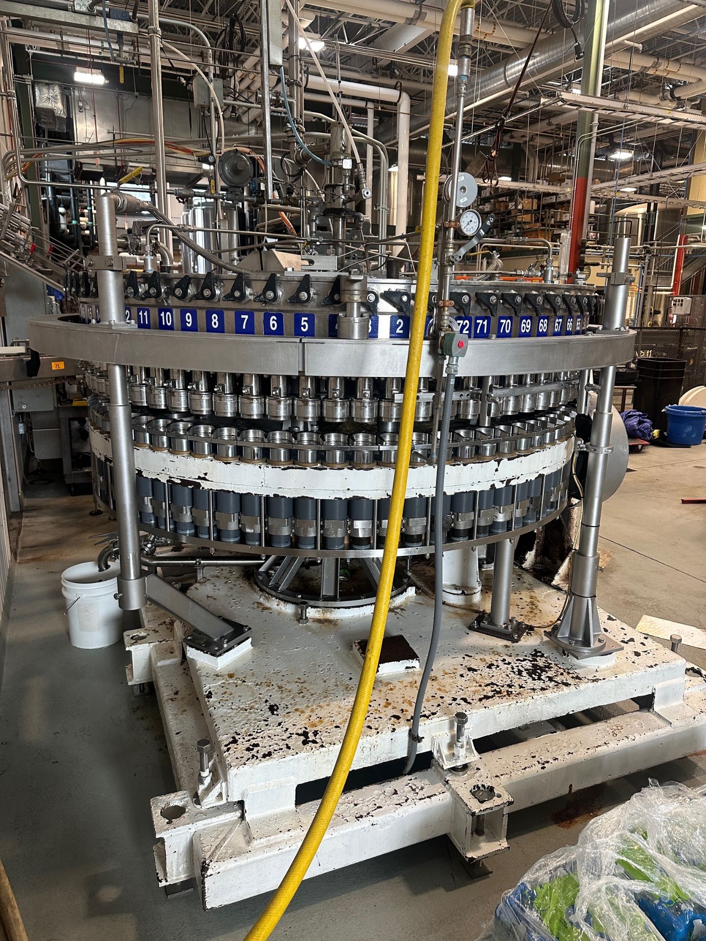 Bevcorp Crown 72-Head Rotary Can Filler (2023 Overhaul) with Angelus ...