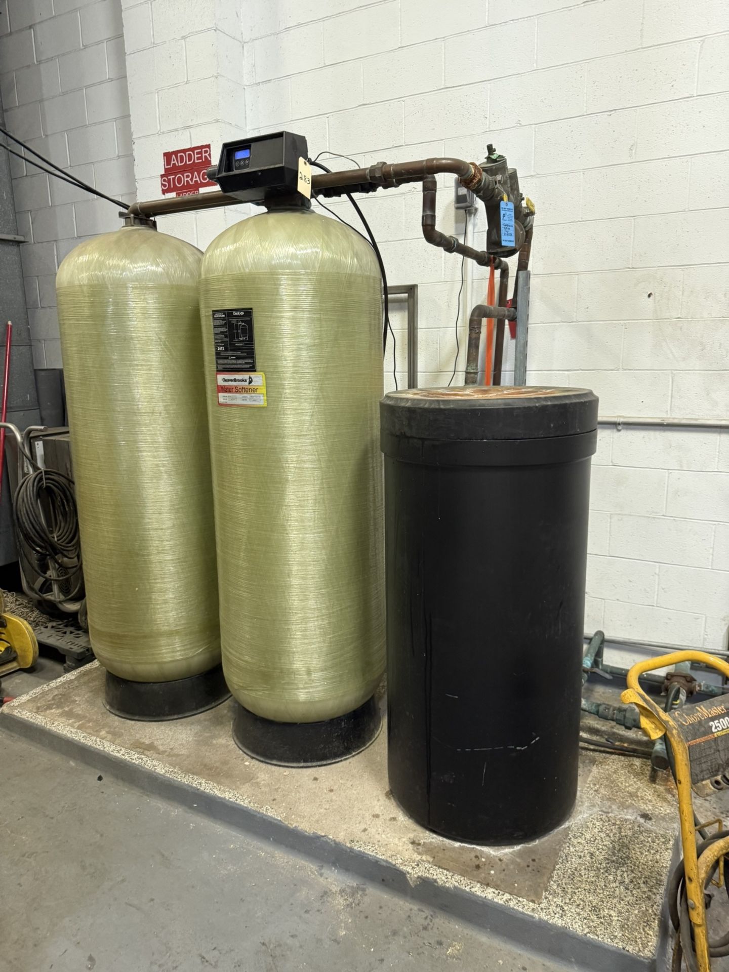 Cleaver Brooks Model FMR-300-1-1/2 Tw/ALT Water Softener, S# CC-170591 ...