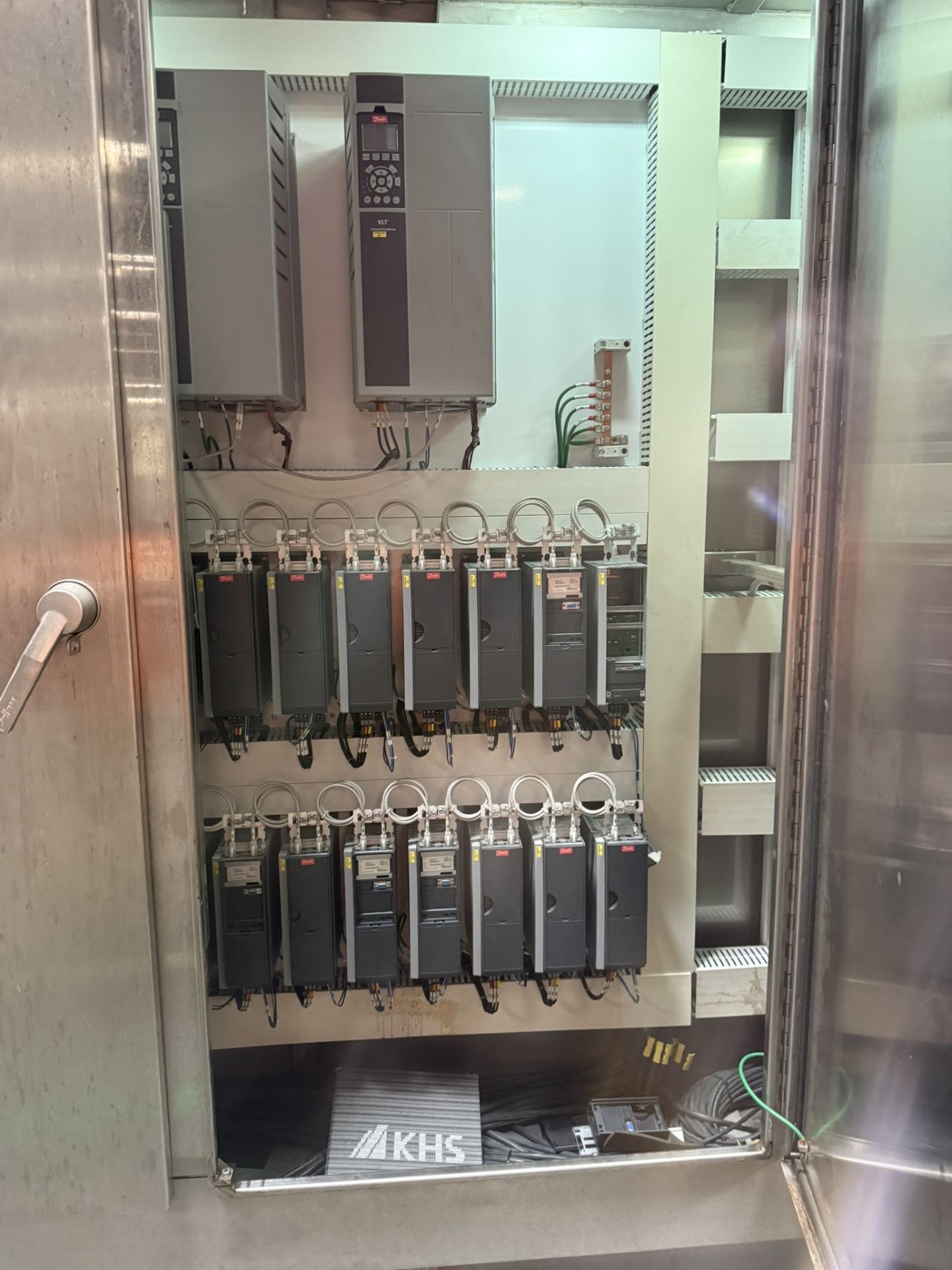 KHS 4 Door Stainless Steel Electrical Enclosure- Line 3 Bottle Conveyor ...