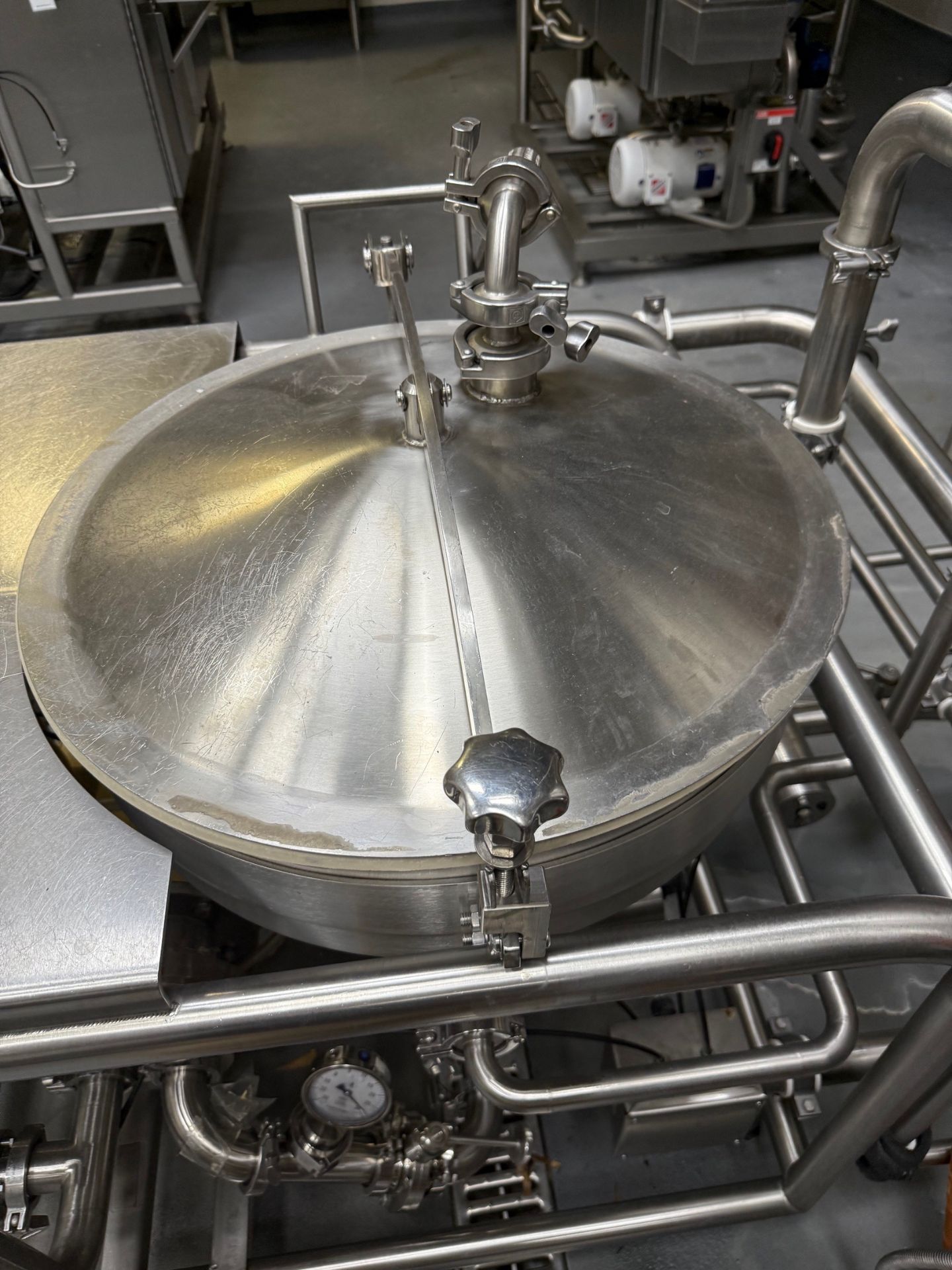 High Shear Mixer Blending Skid - 50 Gallon Cone Bottom Tank, 7.5 HP ...