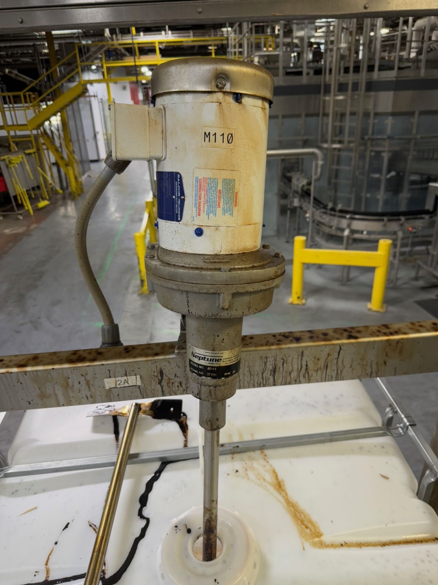 Stainless Steel Mixing Tote Skid- Set up for Mixing QTY 4 -275 Gallon ...