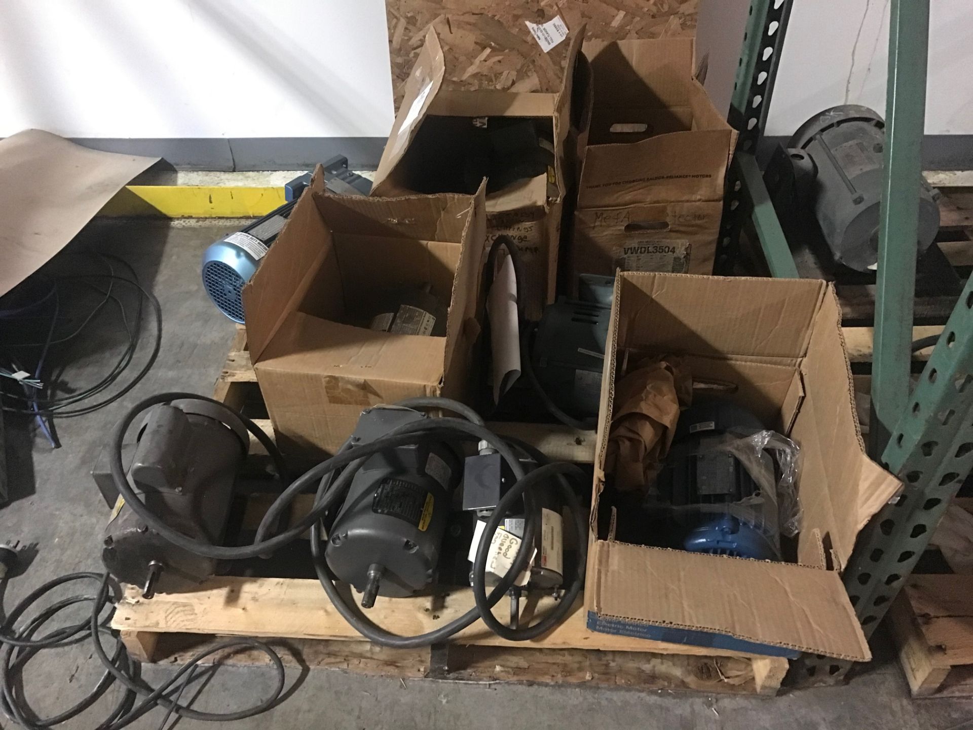 Motors- QTY 9- 4 New in Box, 5 Used | Required Rigging and Loading Fee ...