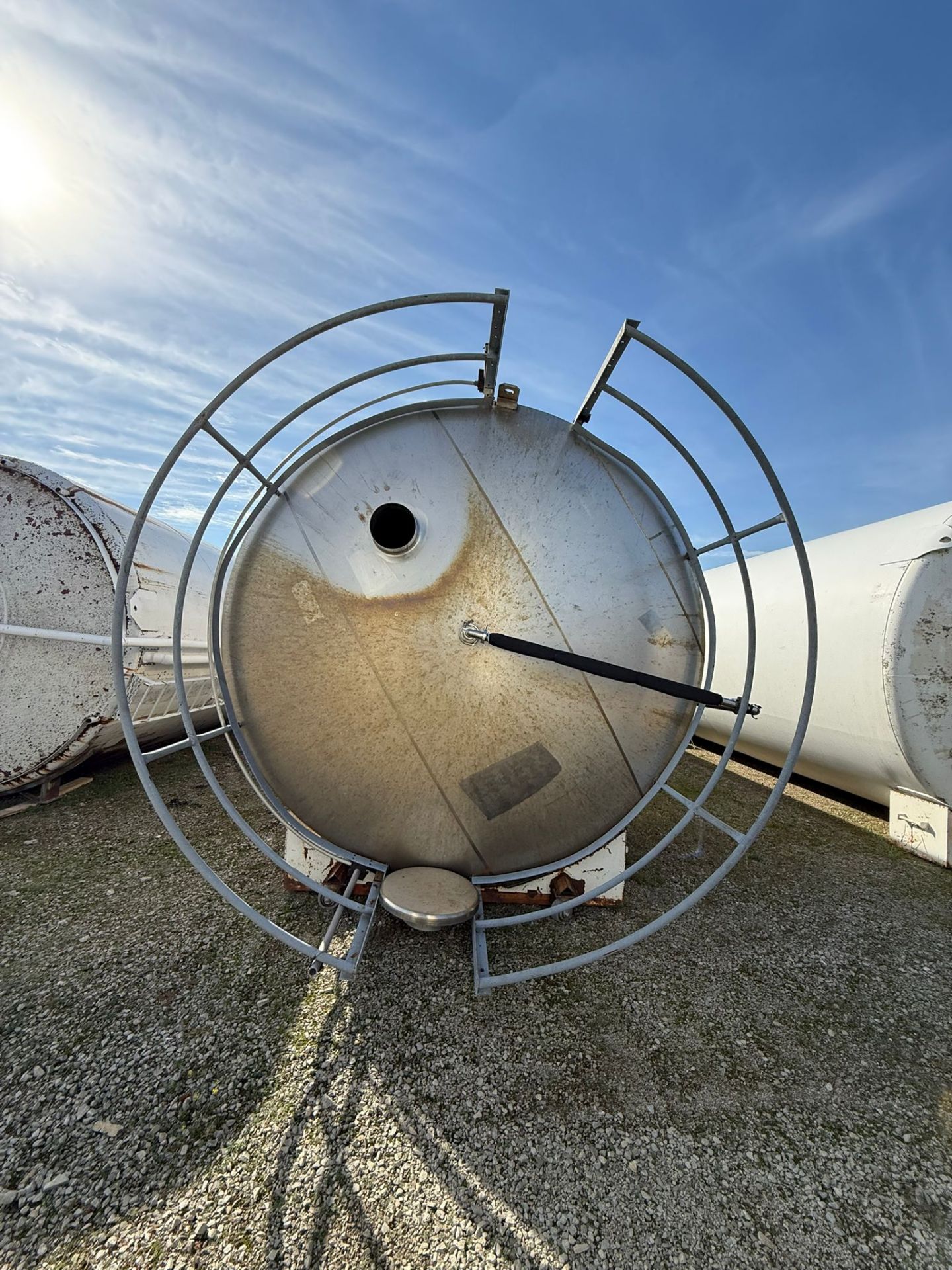 Mueller 25,000 Gallon Vertical Single Shell Silo, Approx Dims: 164_"L x ...