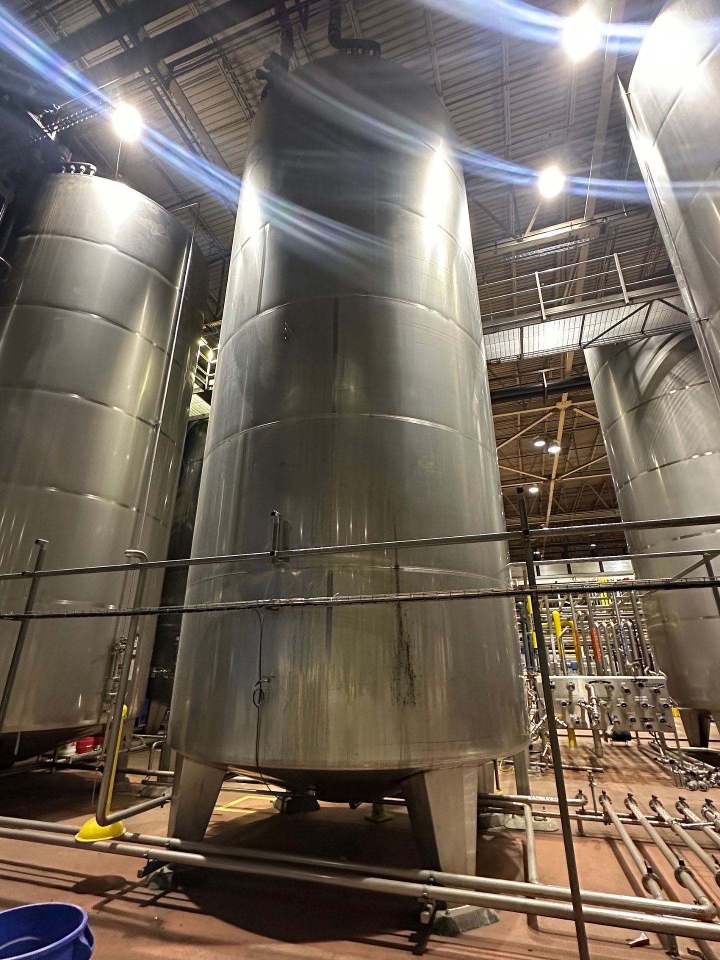 ROLEC 839 BBL (26,000 Gallon) Stainless Steel Jacketed Brite Tank, 0.9 ...