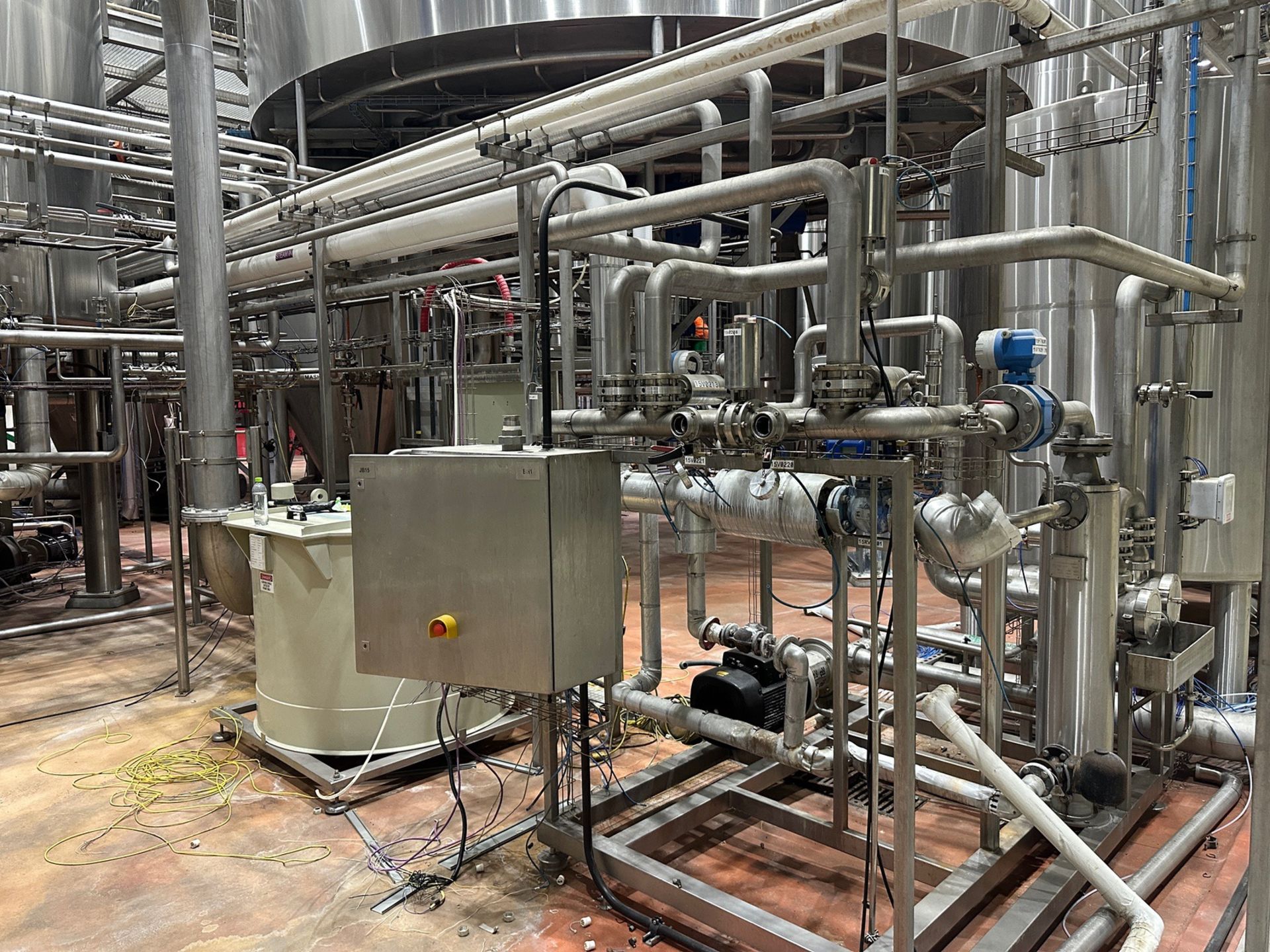 Bulk Bid - ROLEC 250 BBL 5-Vessel Stainless Steel Brewhouse with CIP ...